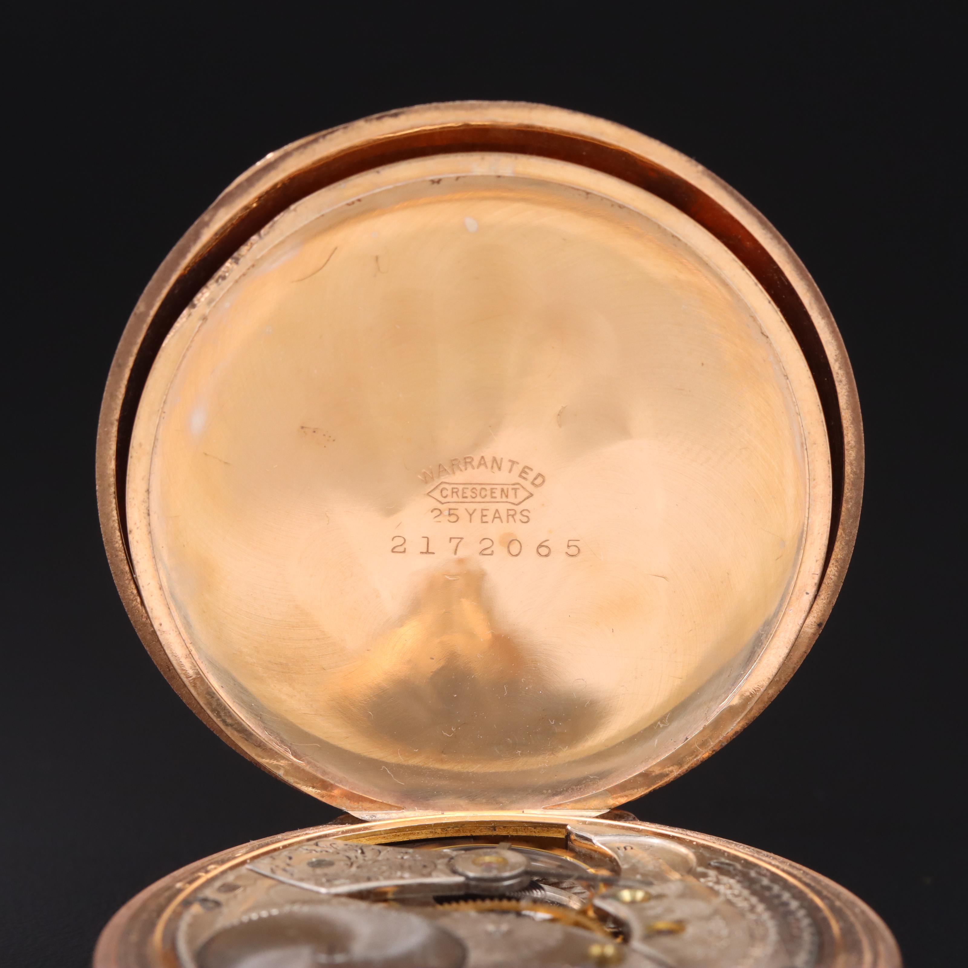 1905 Elgin Gold-Filled Hunting Case Pocket Watch | EBTH