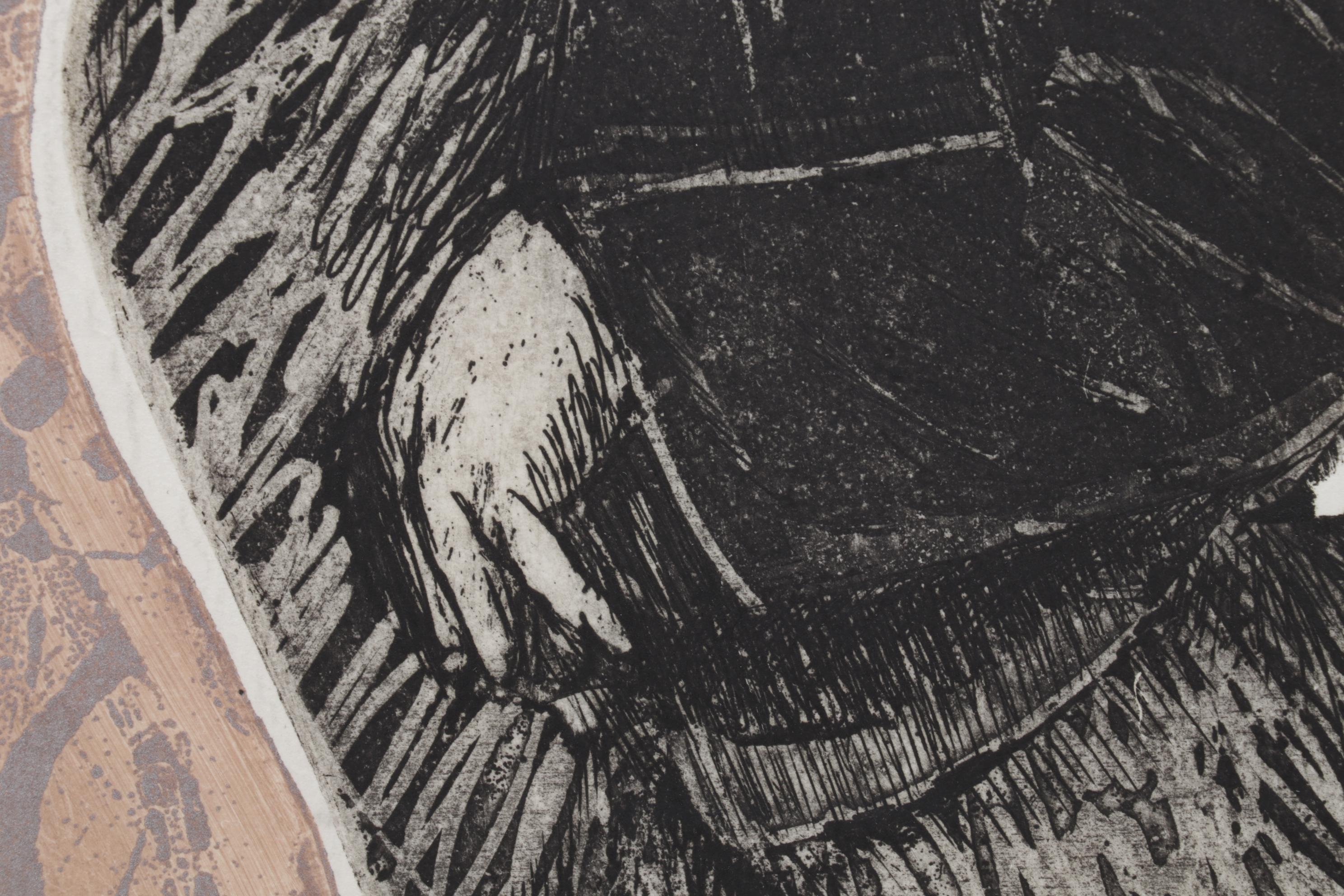 Sidney Chafetz Color Etching "Homage to Bert Williams," 1970 | EBTH