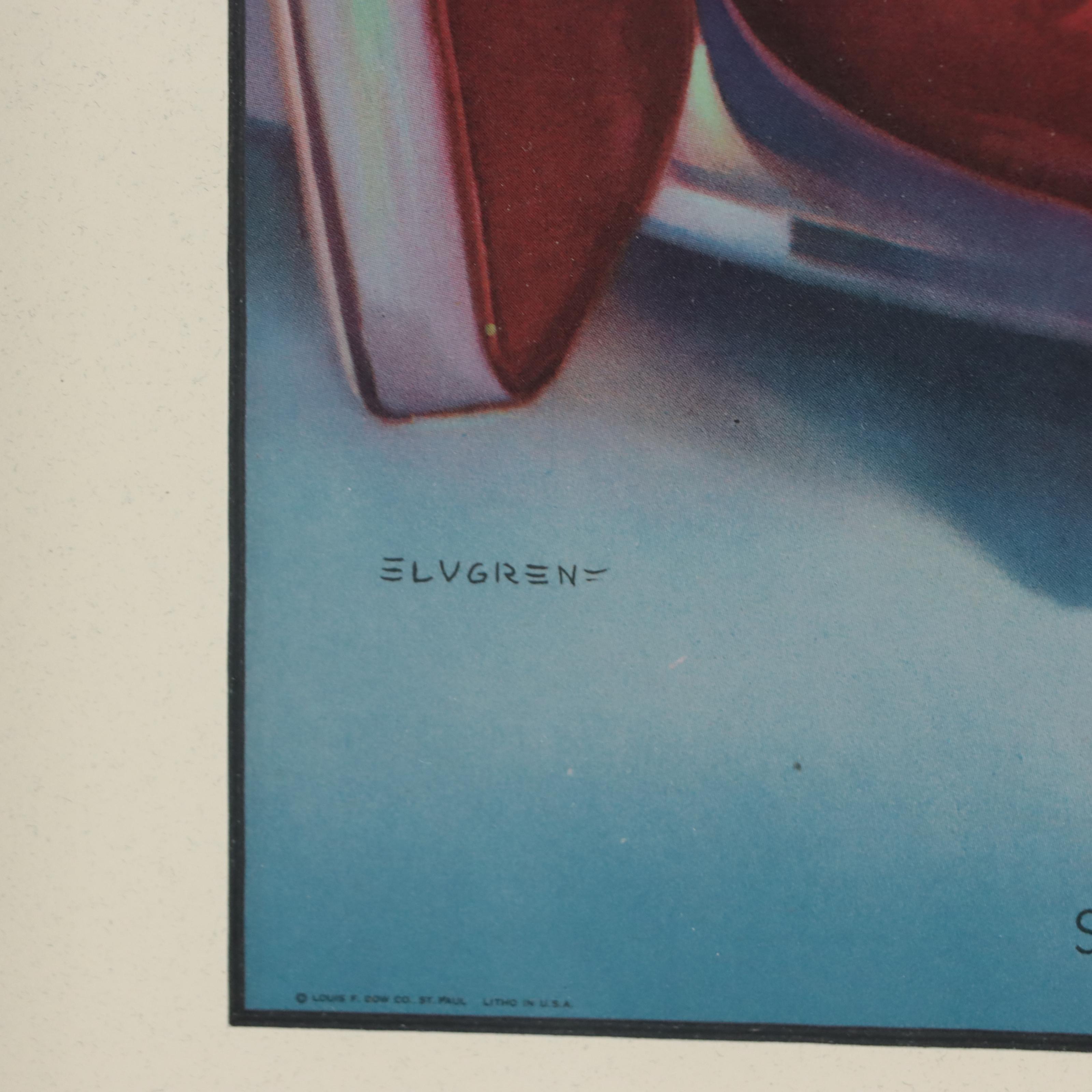 Pin-Up Offset Lithograph After Gil Elvgren "Sport Model" | EBTH