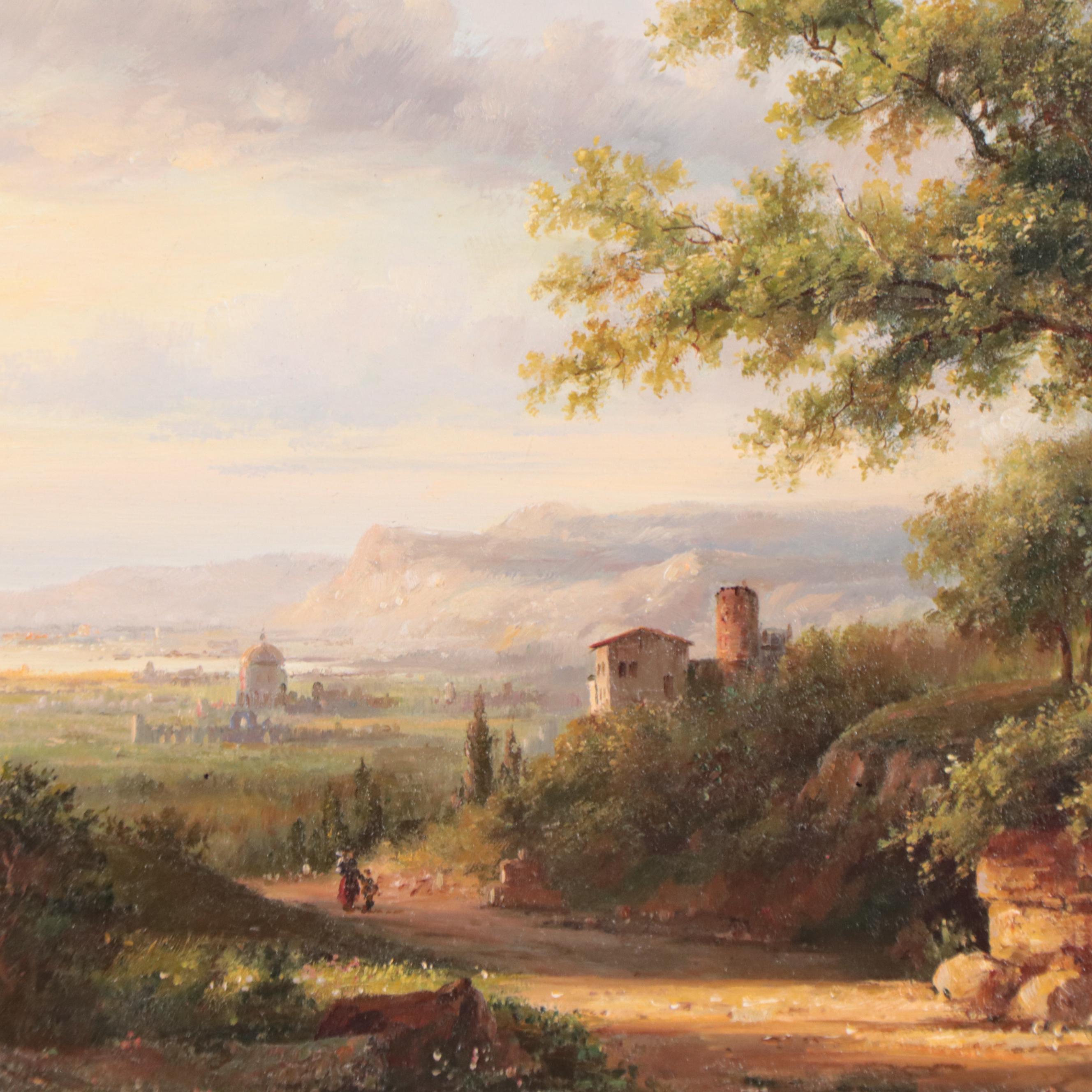 Southern European Landscape Oil Painting | EBTH