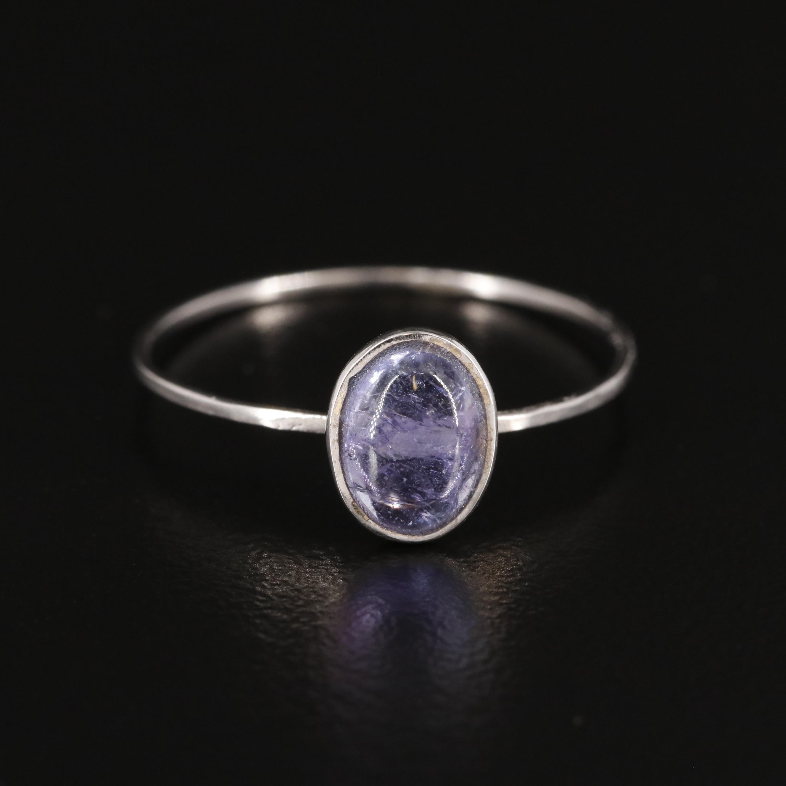 Sterling Tanzanite and Diopside Flora and Fauna Ring | EBTH