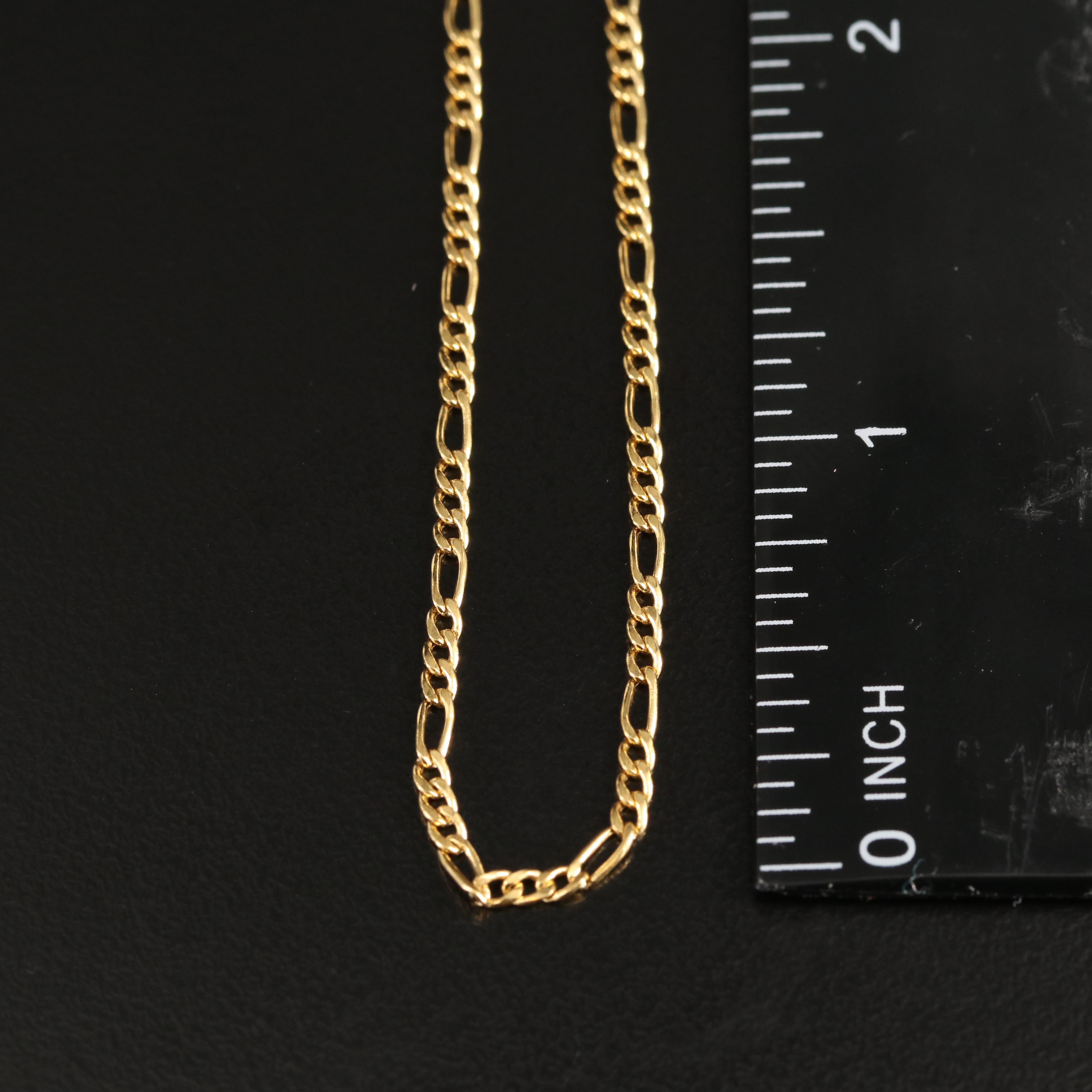 10K Figaro Chain Necklace | EBTH