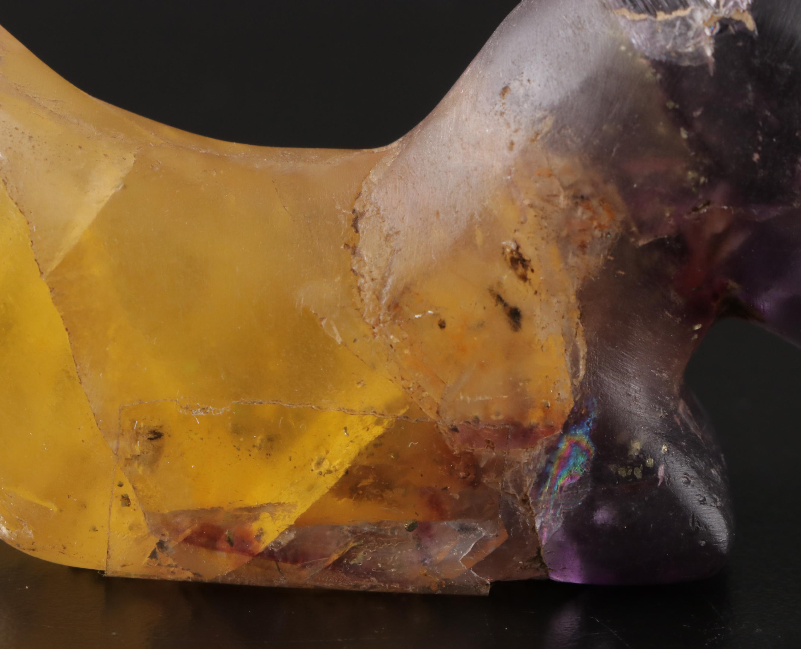 Late Archaic-Early Woodland Period Fluorite Birdstone | EBTH