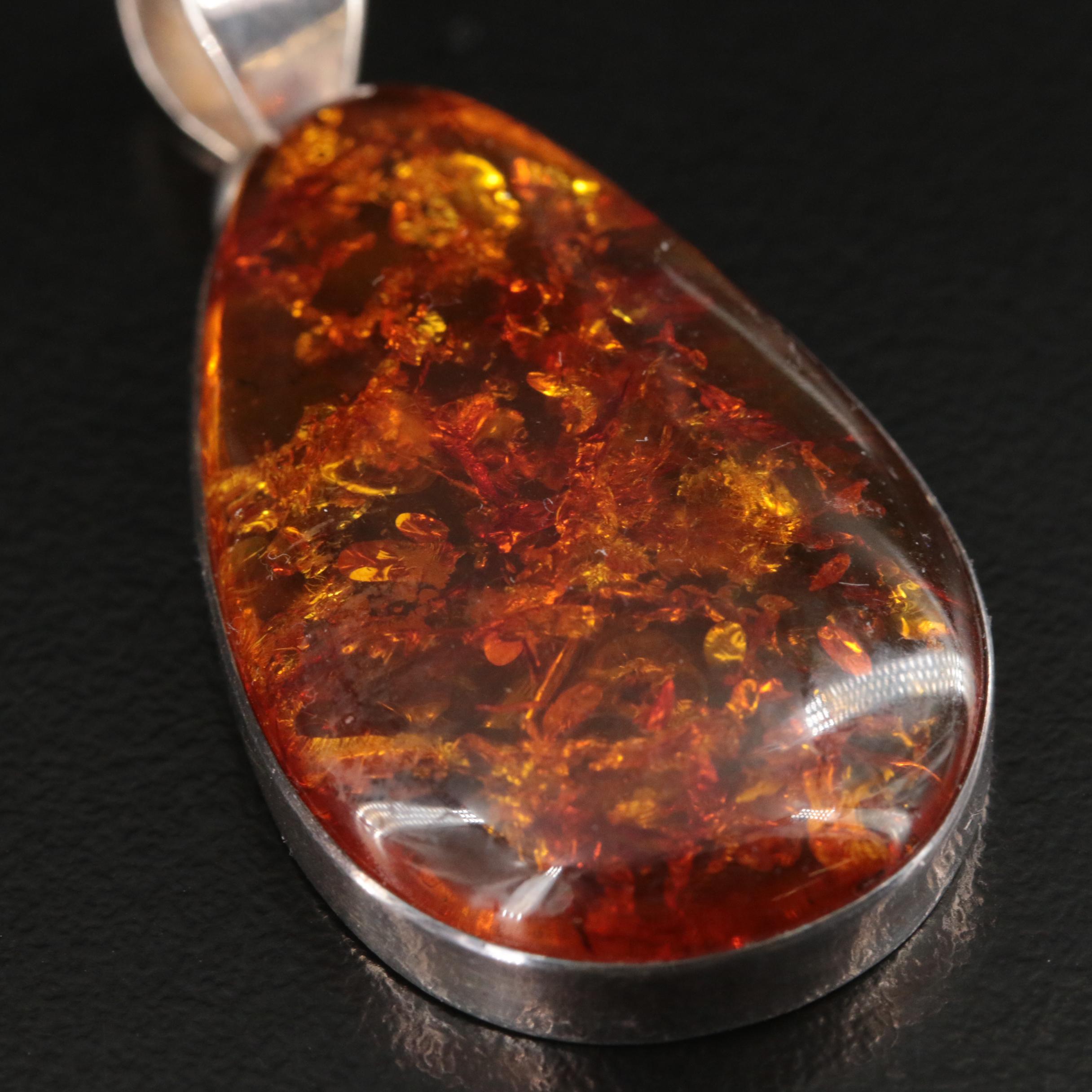 Sterling Amber Jewelry Selection | EBTH