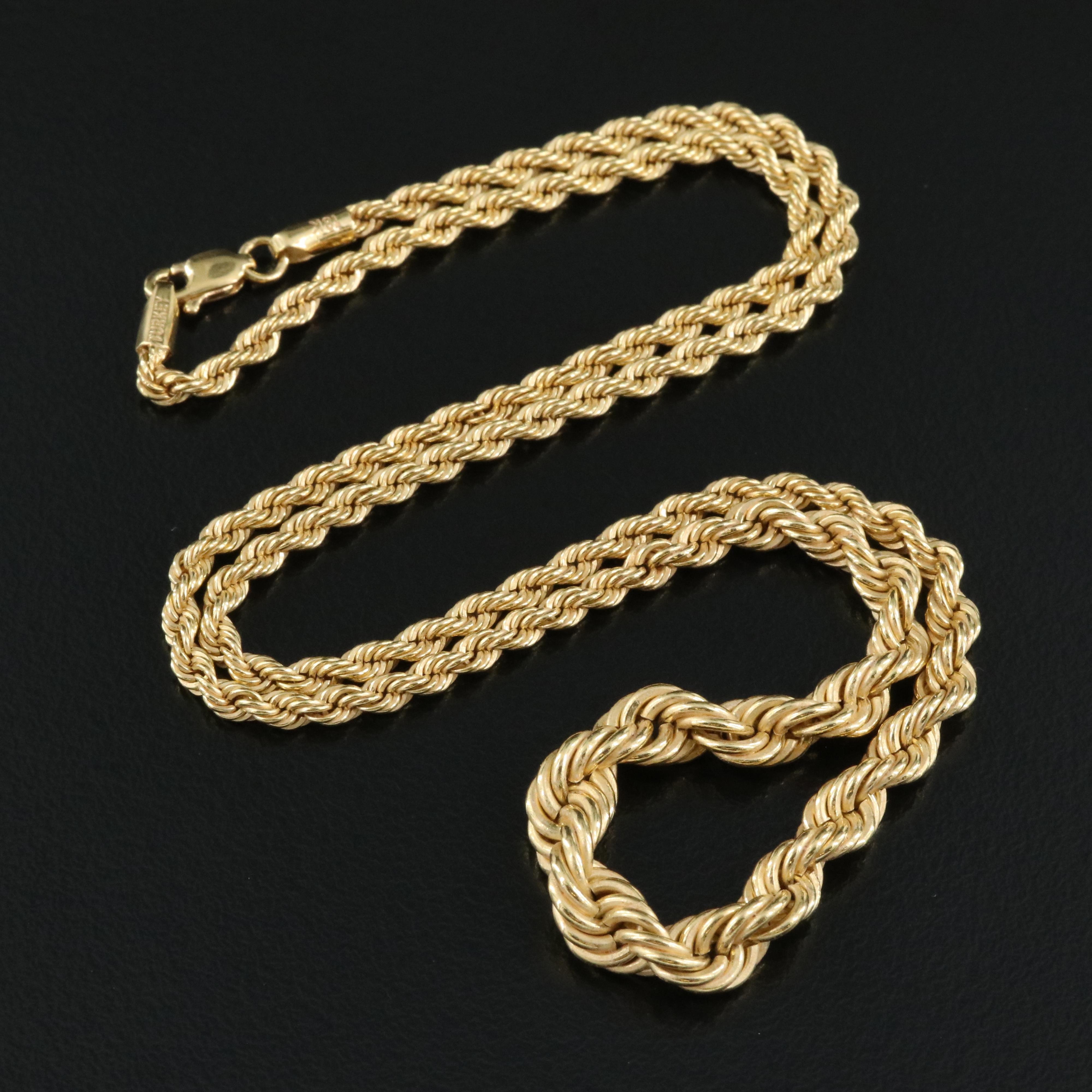 18K Rope Chain | EBTH