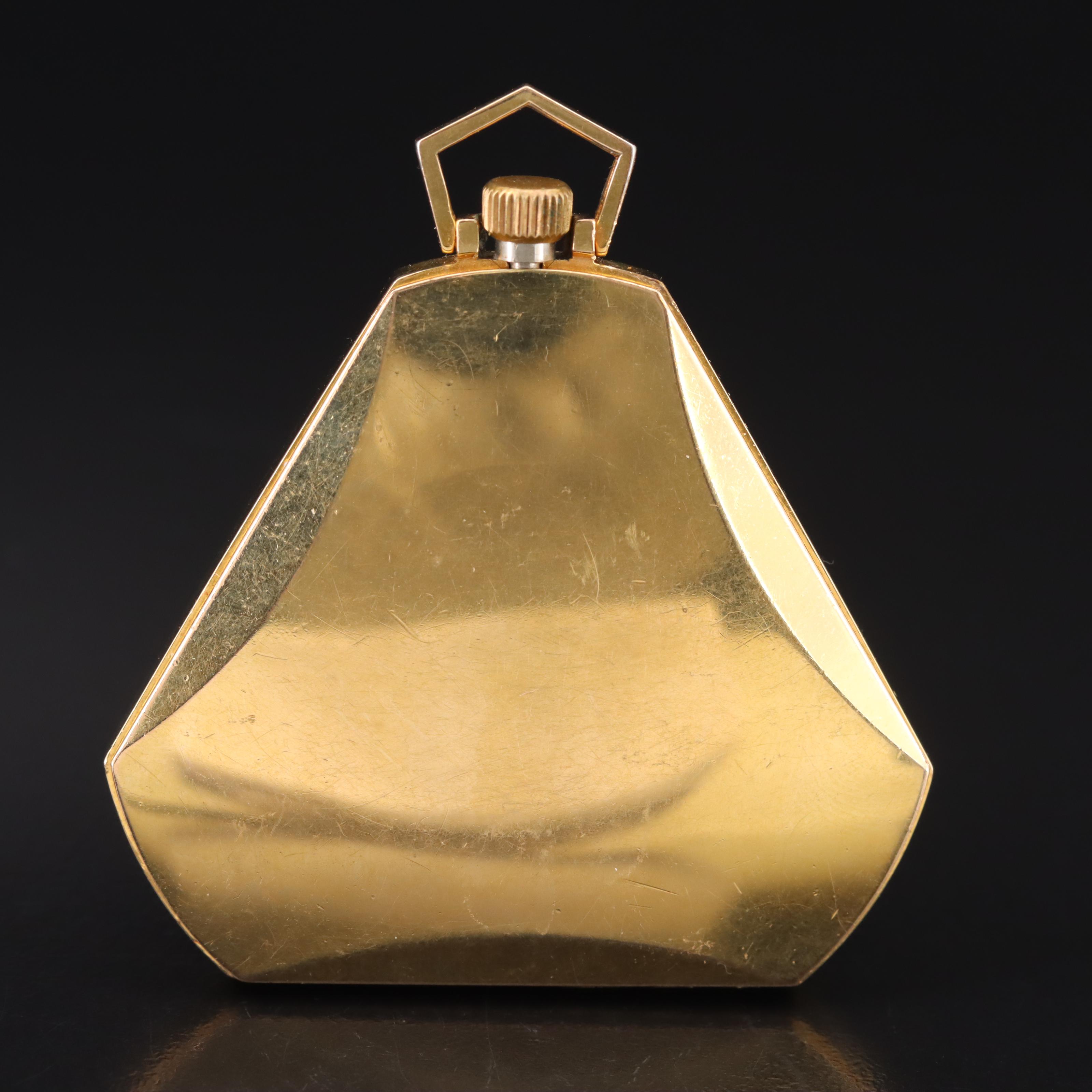 Lanco Swiss Triangle Shape Pocket Watch | EBTH