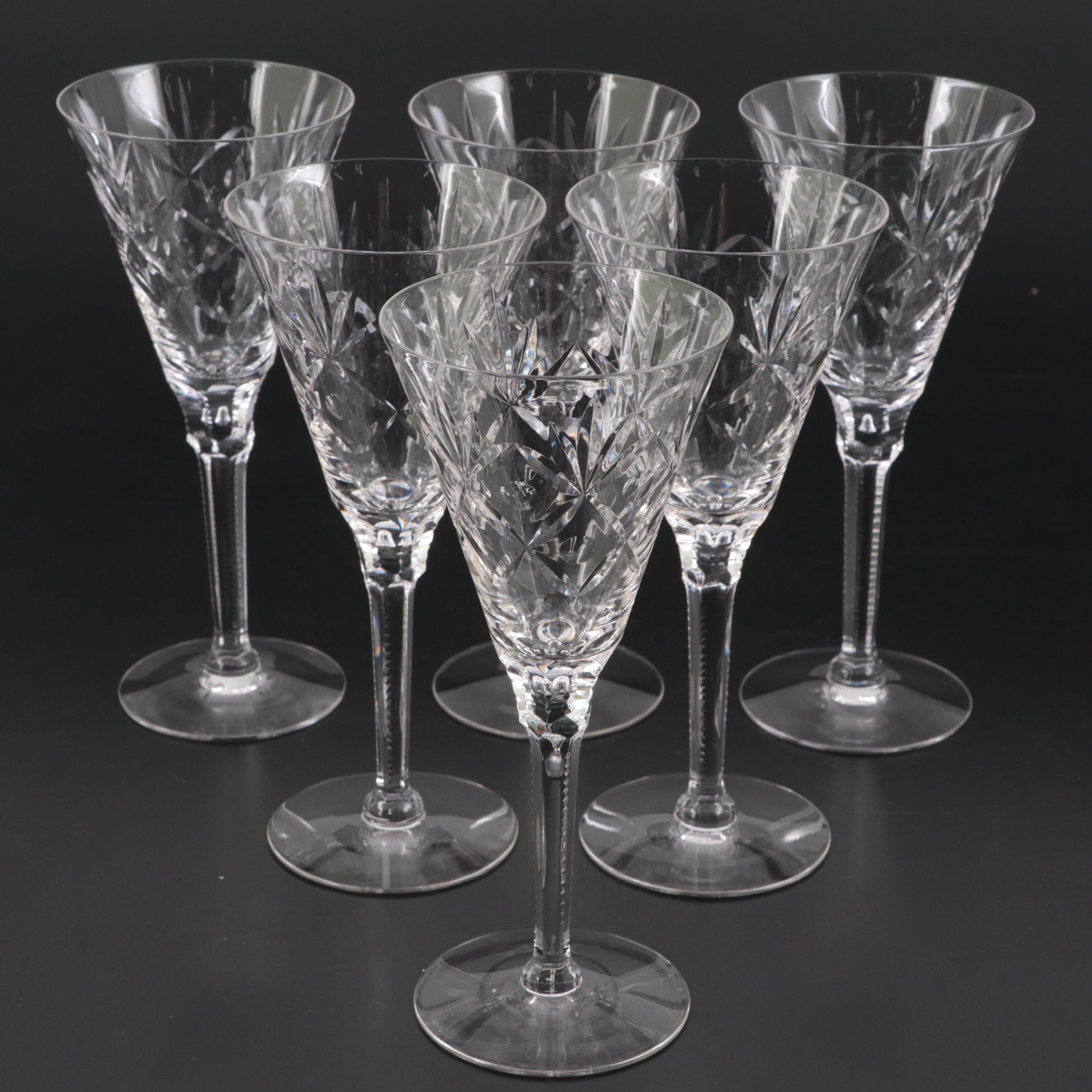Seneca Glass "Stratford" Water Goblets, Mid to Late 20th Century | EBTH