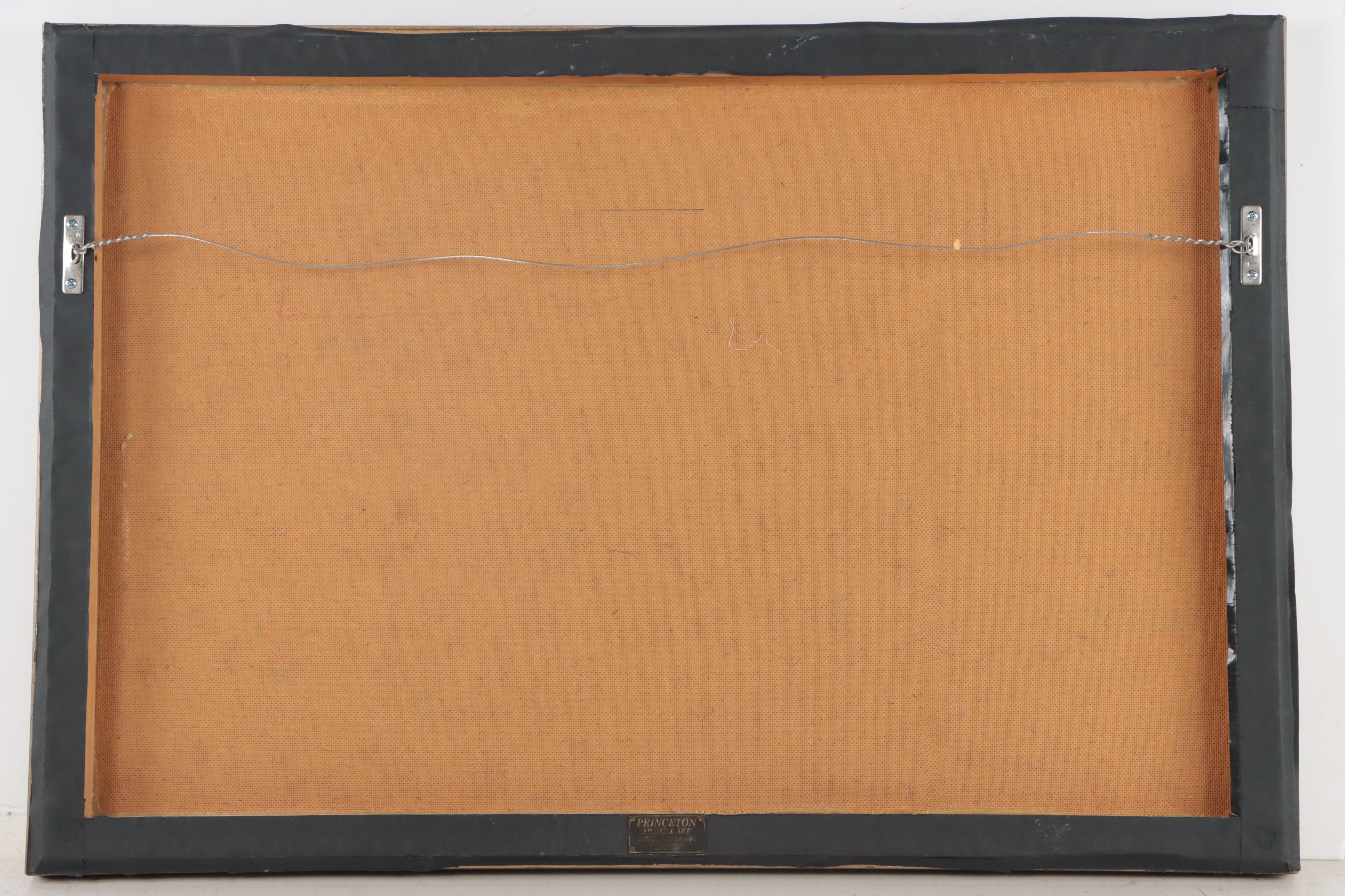 Thomas Locker Oil Painting of Sweeping Landscape, 1967 | EBTH