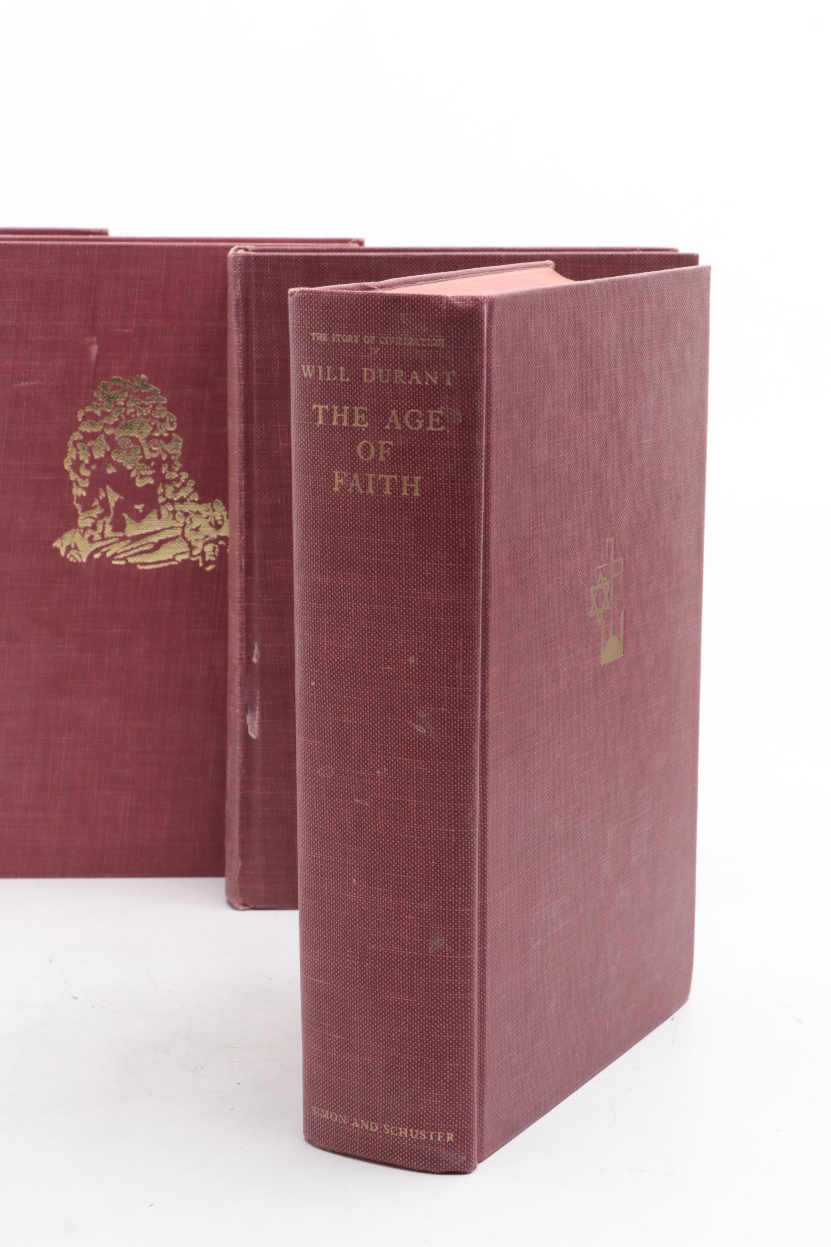 "The Story of Civilization" Partial Volume Set by Will and Ariel Durant ...