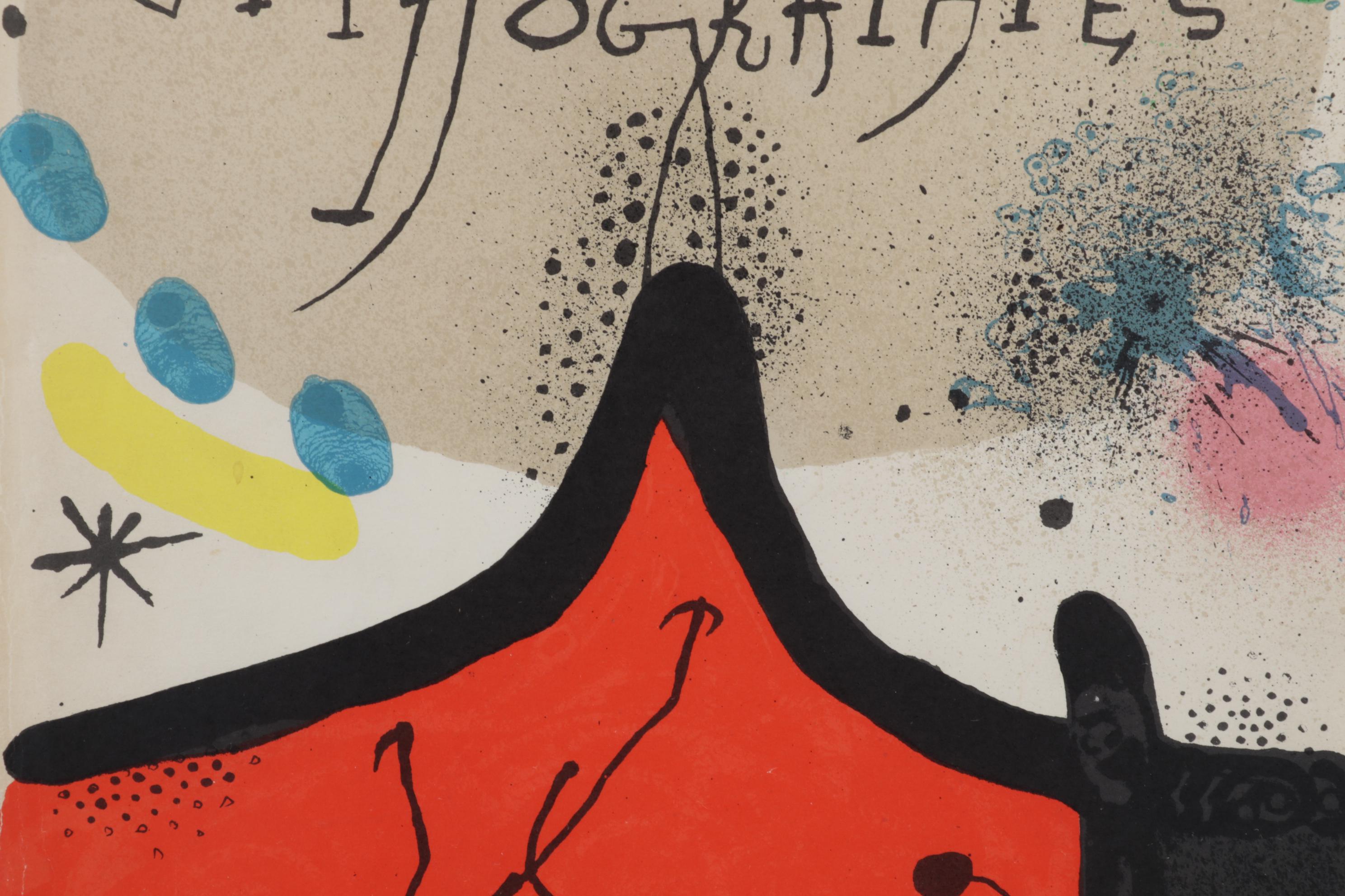 Joan Miró Color Lithograph From "Lithographs I," 1972 | EBTH