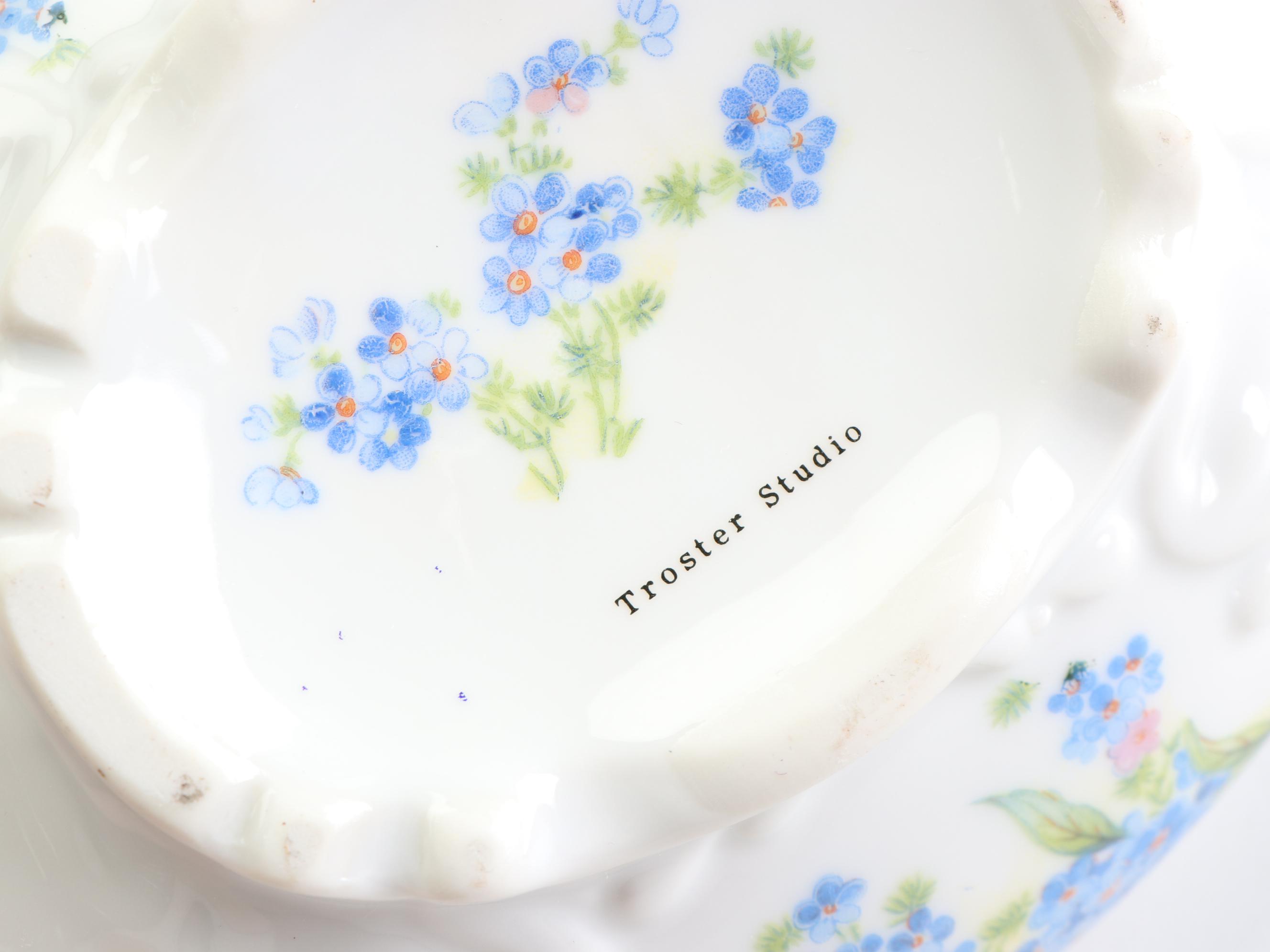 German Hand-Painted and Other Floral Motif Porcelain Tableware | EBTH