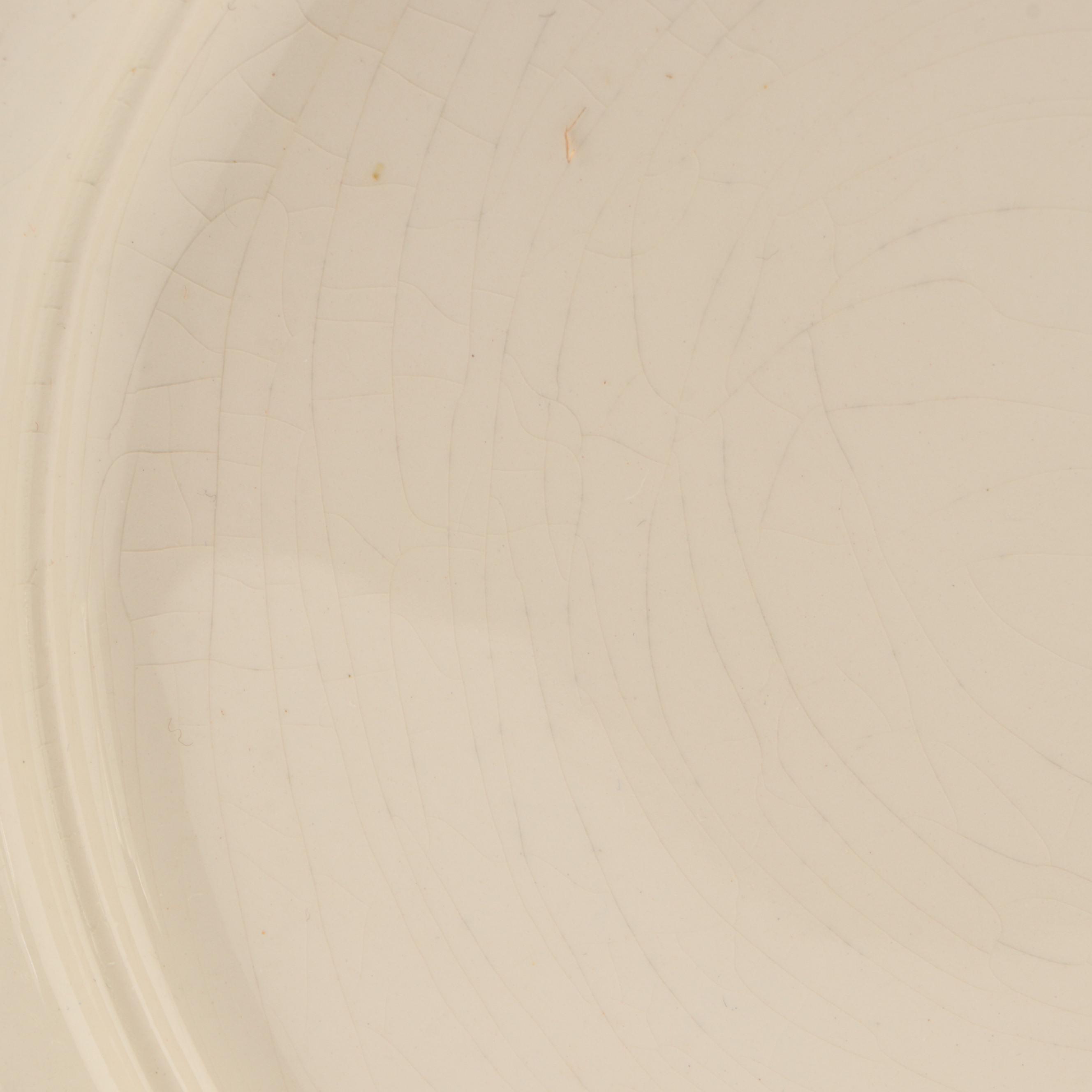 English Leedsware Pierced Creamware and Japanese Porcelain Square ...