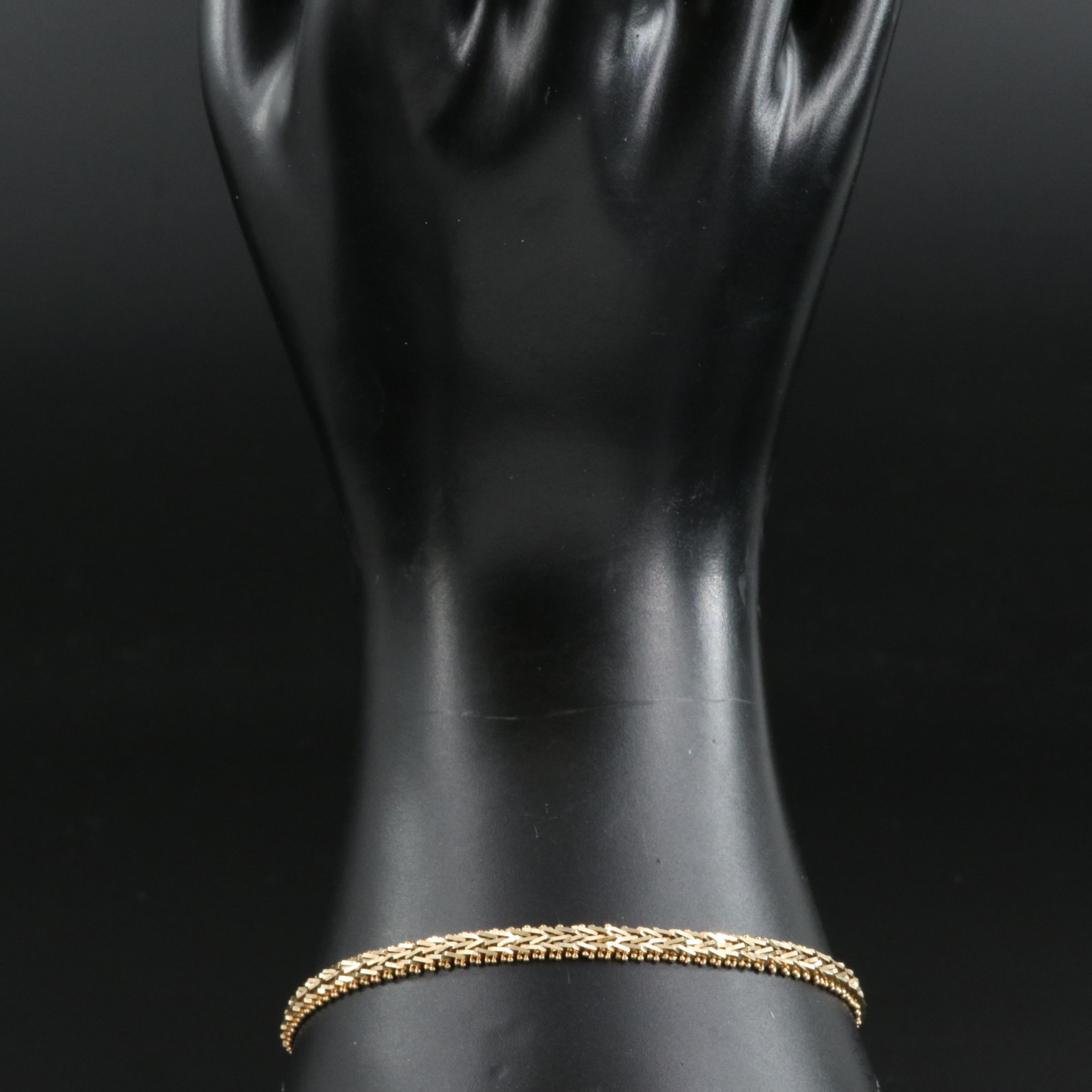 14K Wheat Bracelet | EBTH