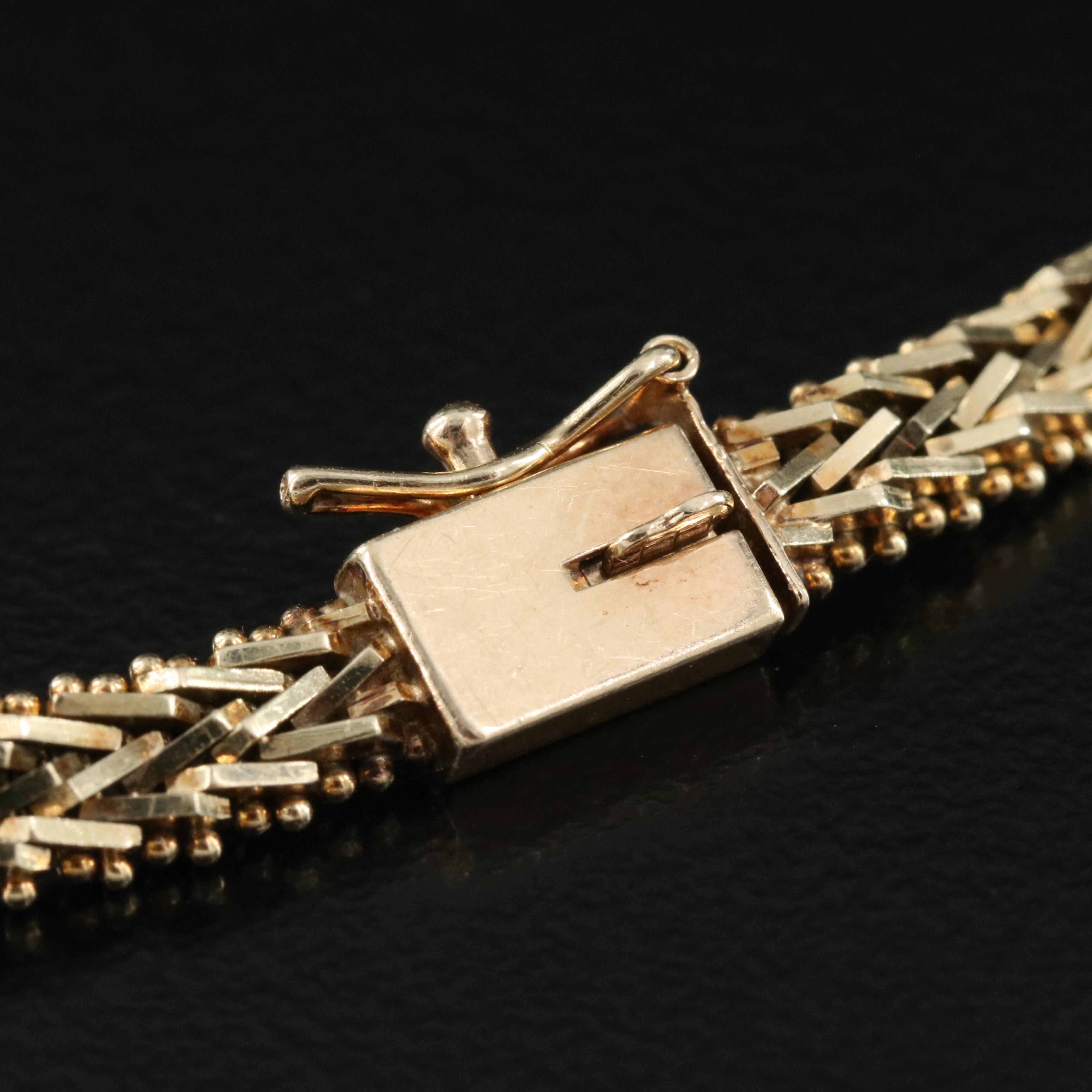 14K Wheat Bracelet | EBTH