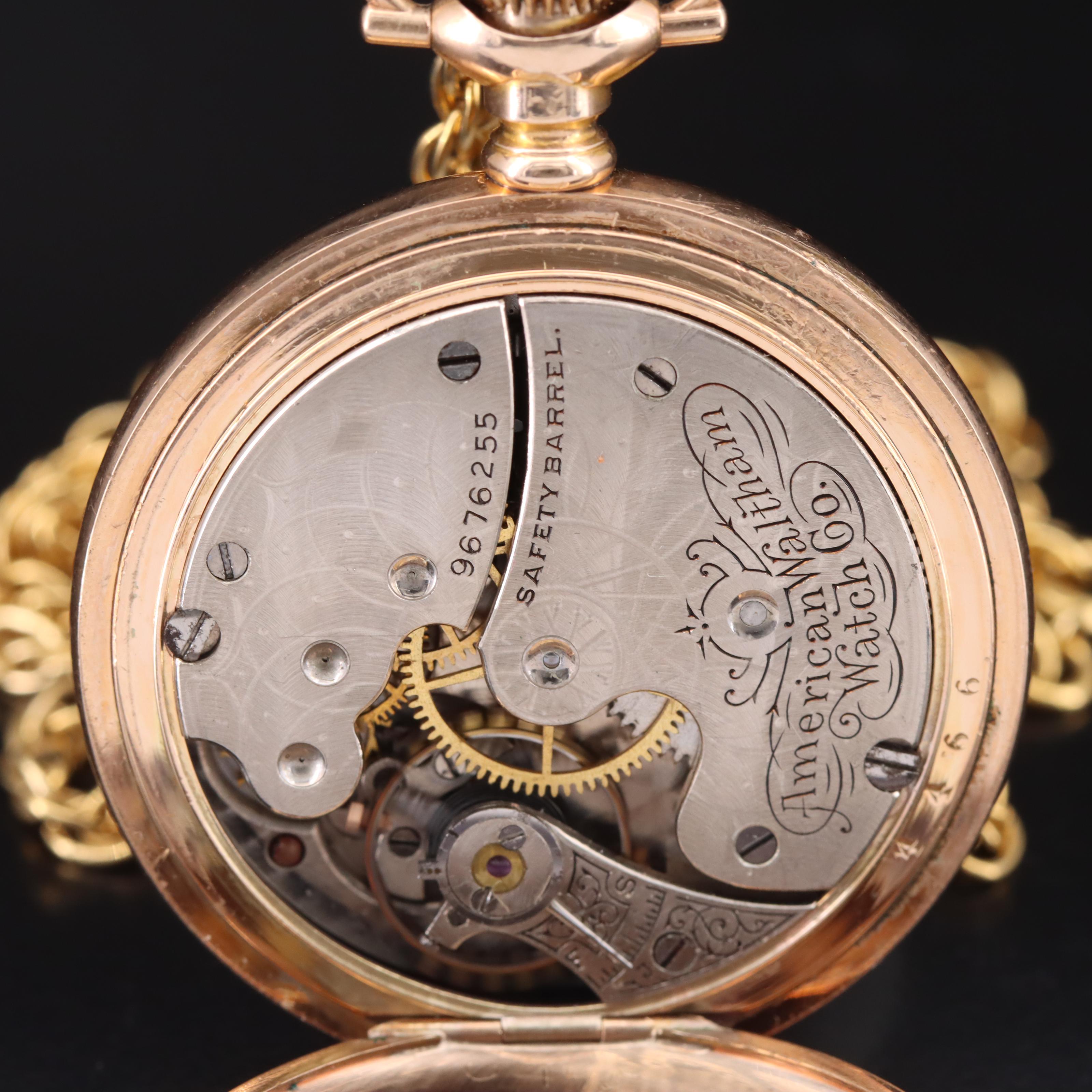 1900 American Waltham Watch Co. Hunting Pocket Watch | EBTH