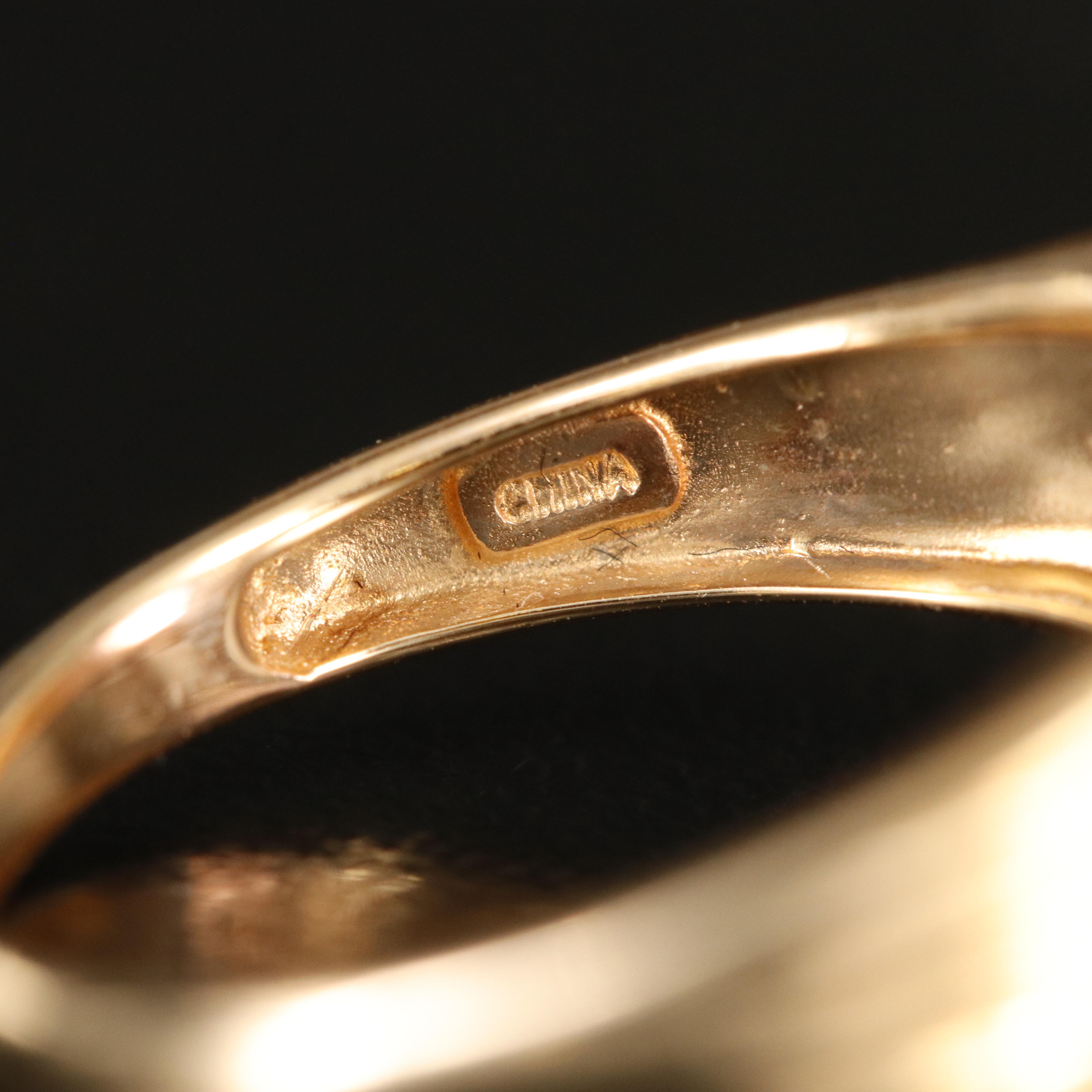 14K Amethyst Fluted Ring | EBTH