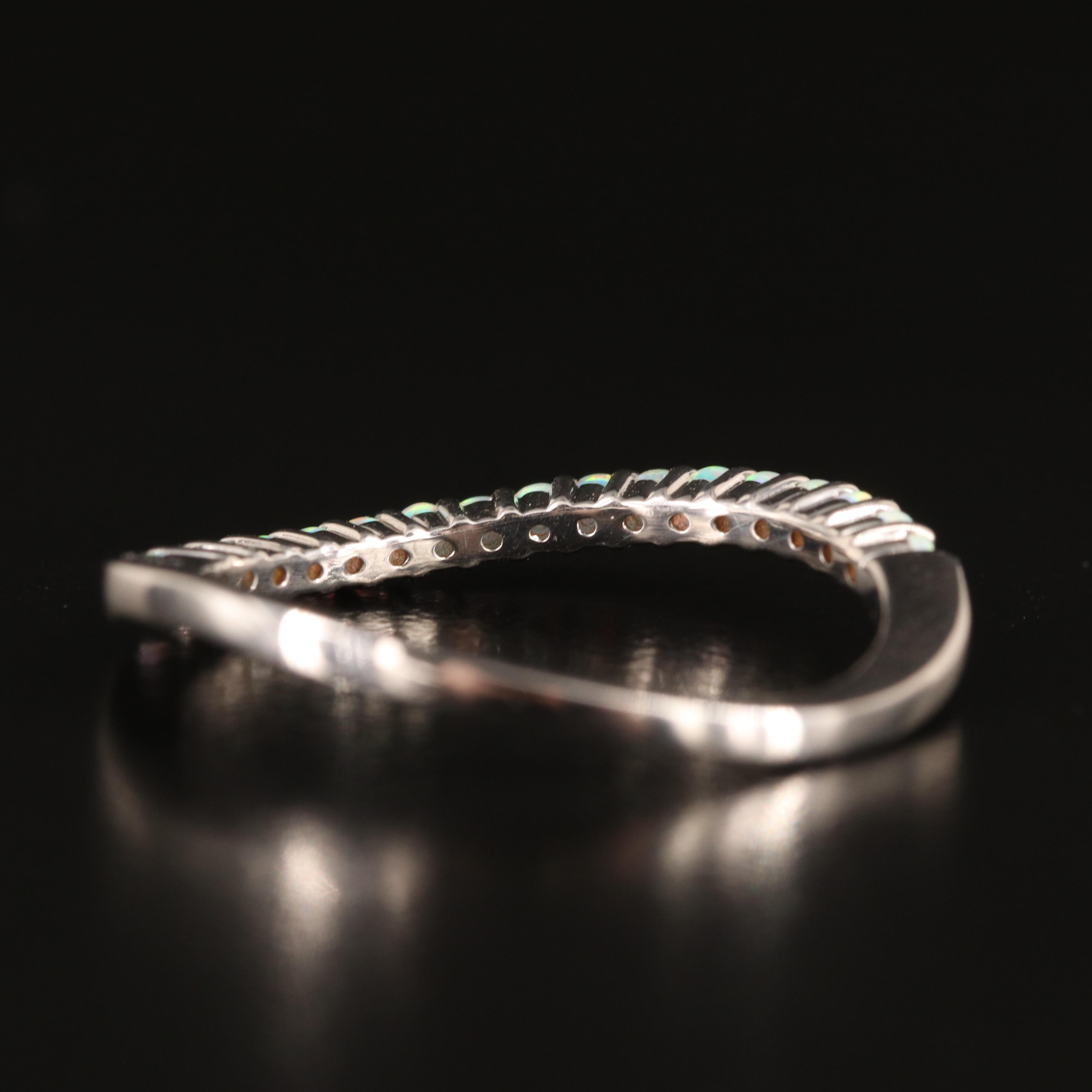 Sterling Opal Contour Ring | EBTH