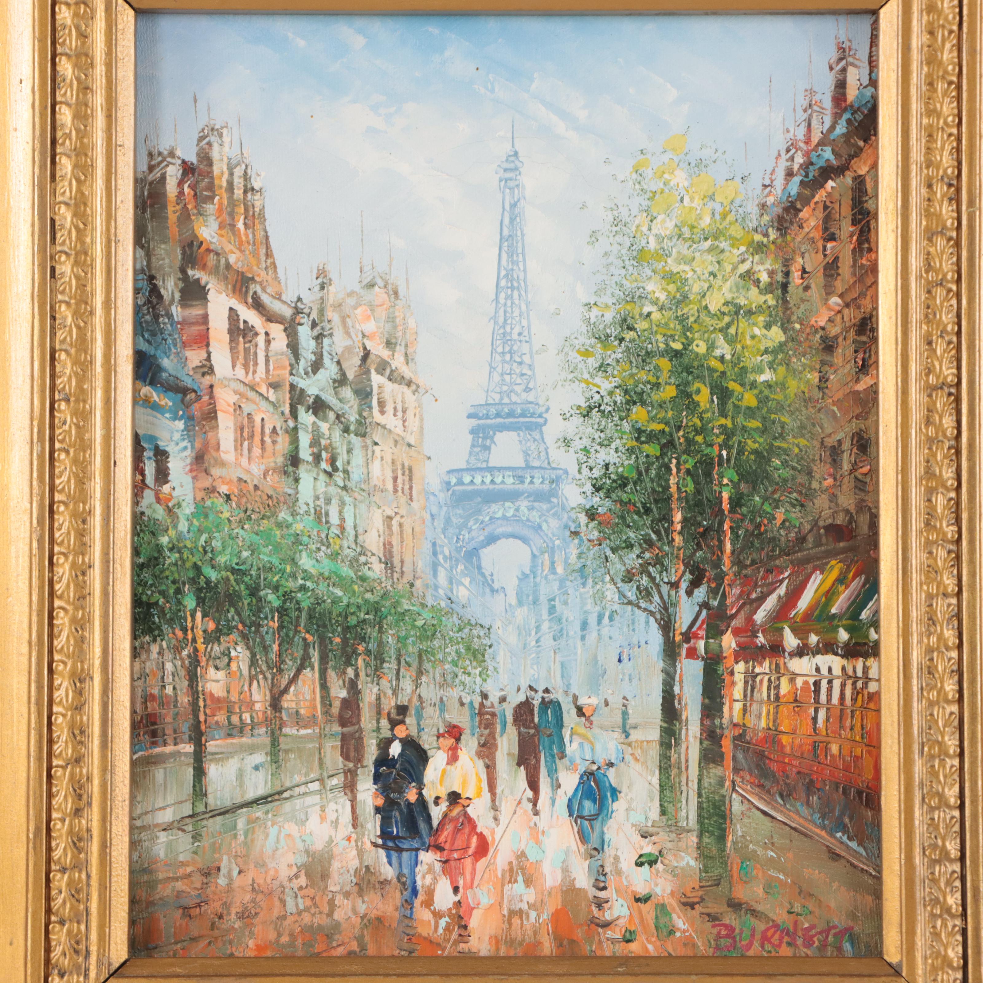 Impressionist Style Oil Paintings of Parisian Street Scenes | EBTH
