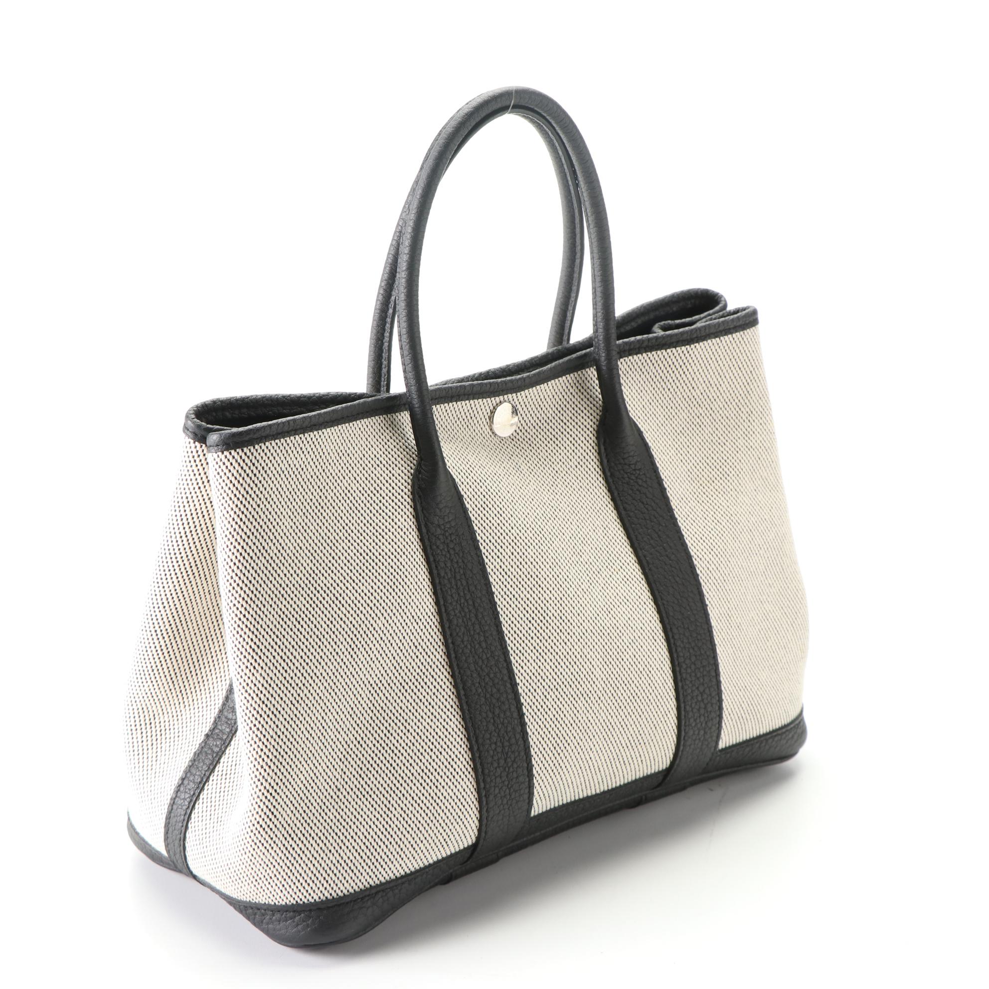 Hermès Garden Party 30 Tote Bag in Canvas and Leather | EBTH
