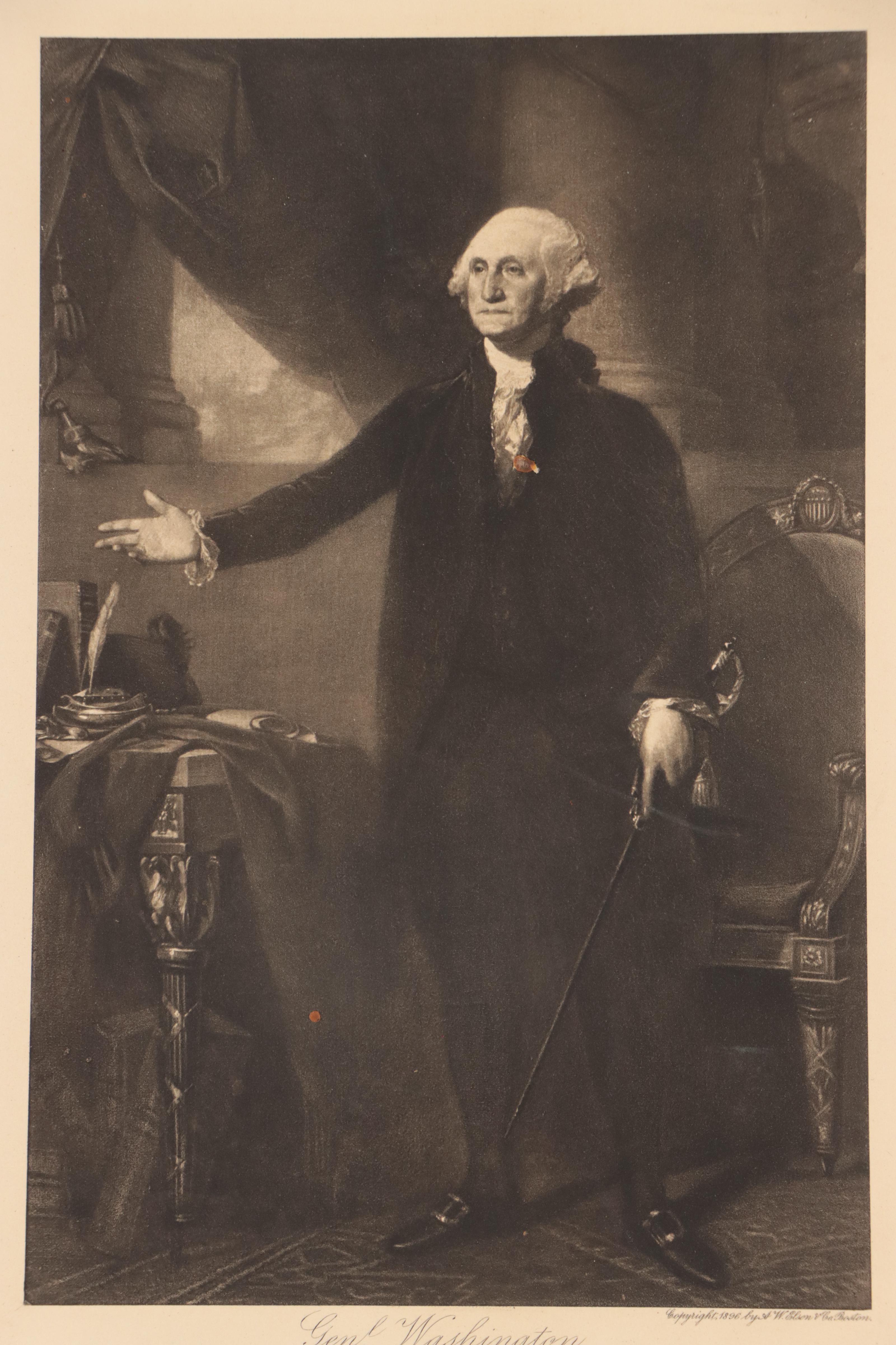 Intaglio Prints of George Washington Portraits, Late 19th Century | EBTH