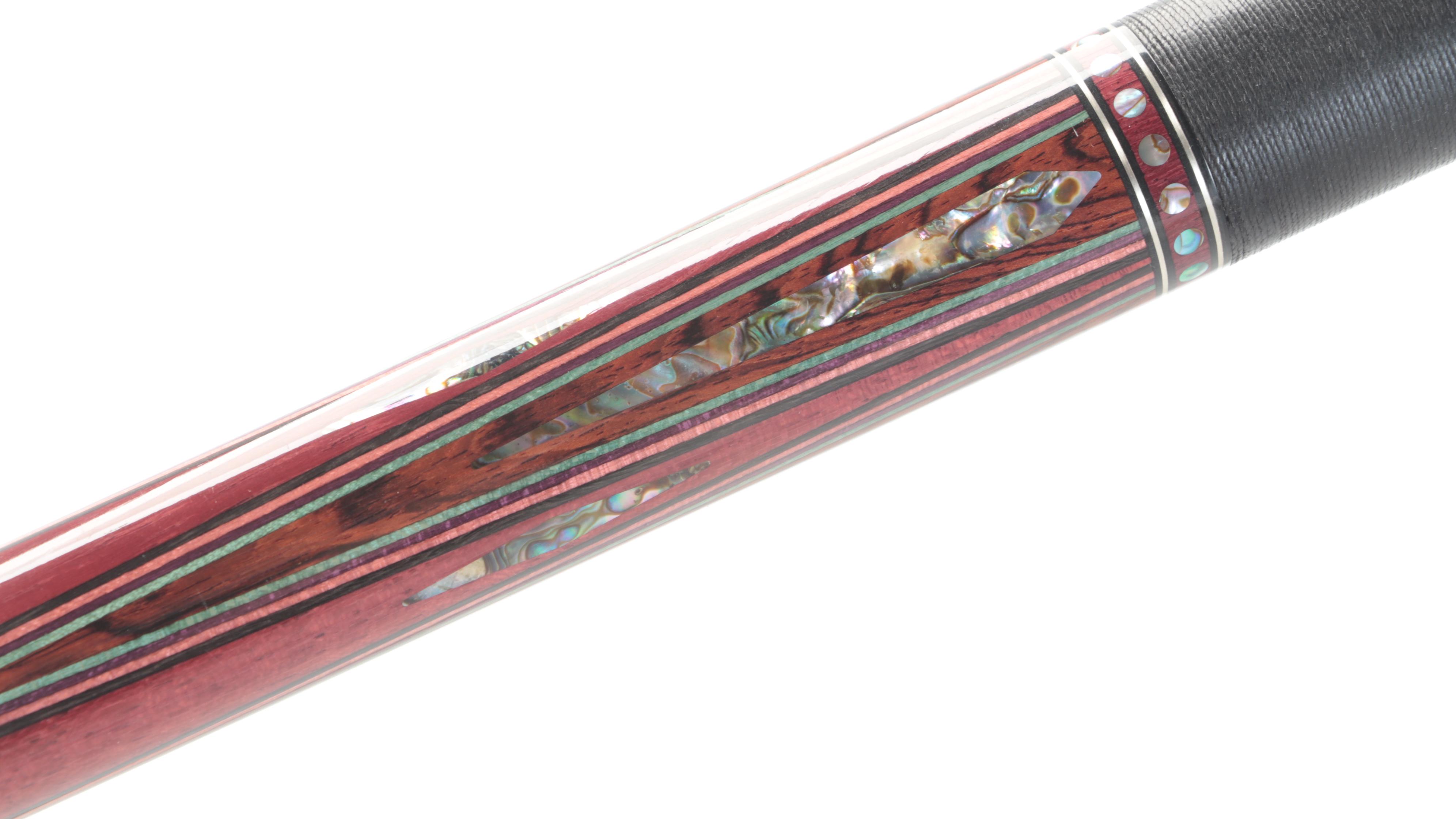 Dave Kikel KQ Cocobolo and Abalone Inlay Pool Cue | EBTH