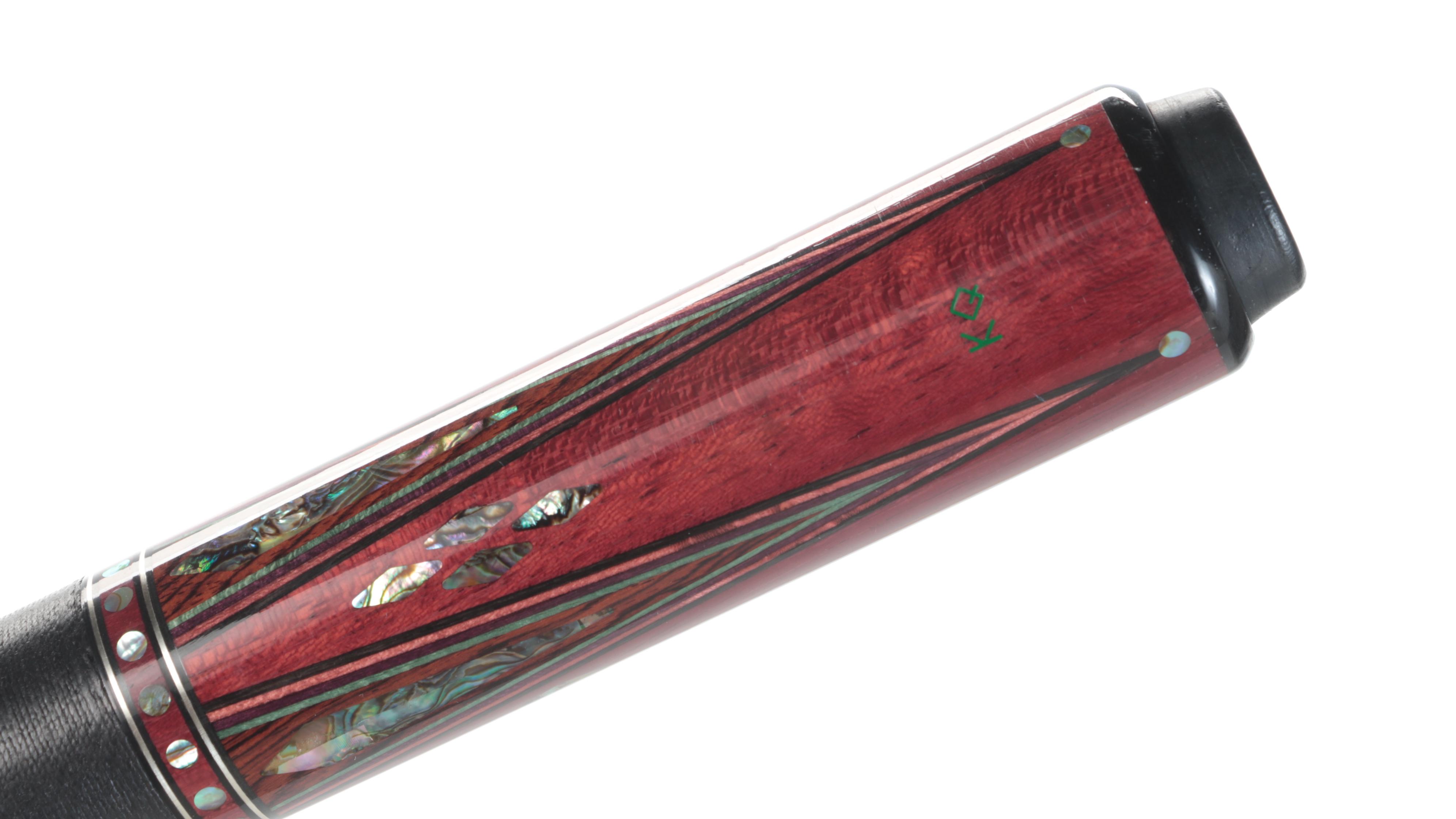 Dave Kikel KQ Cocobolo and Abalone Inlay Pool Cue | EBTH