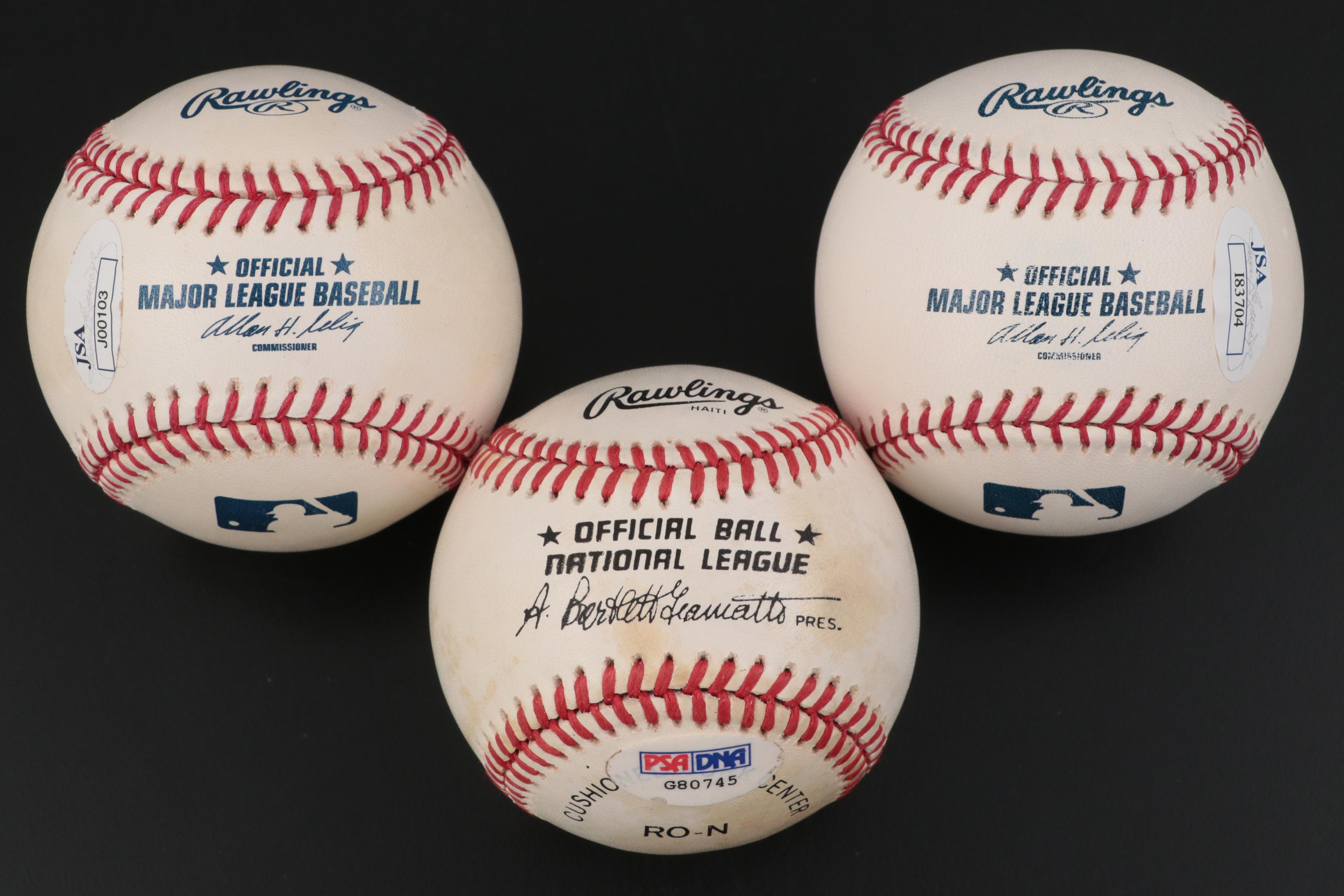 Cincinnati Reds "The Great Eight" and Sparky Anderson Signed Baseballs ...