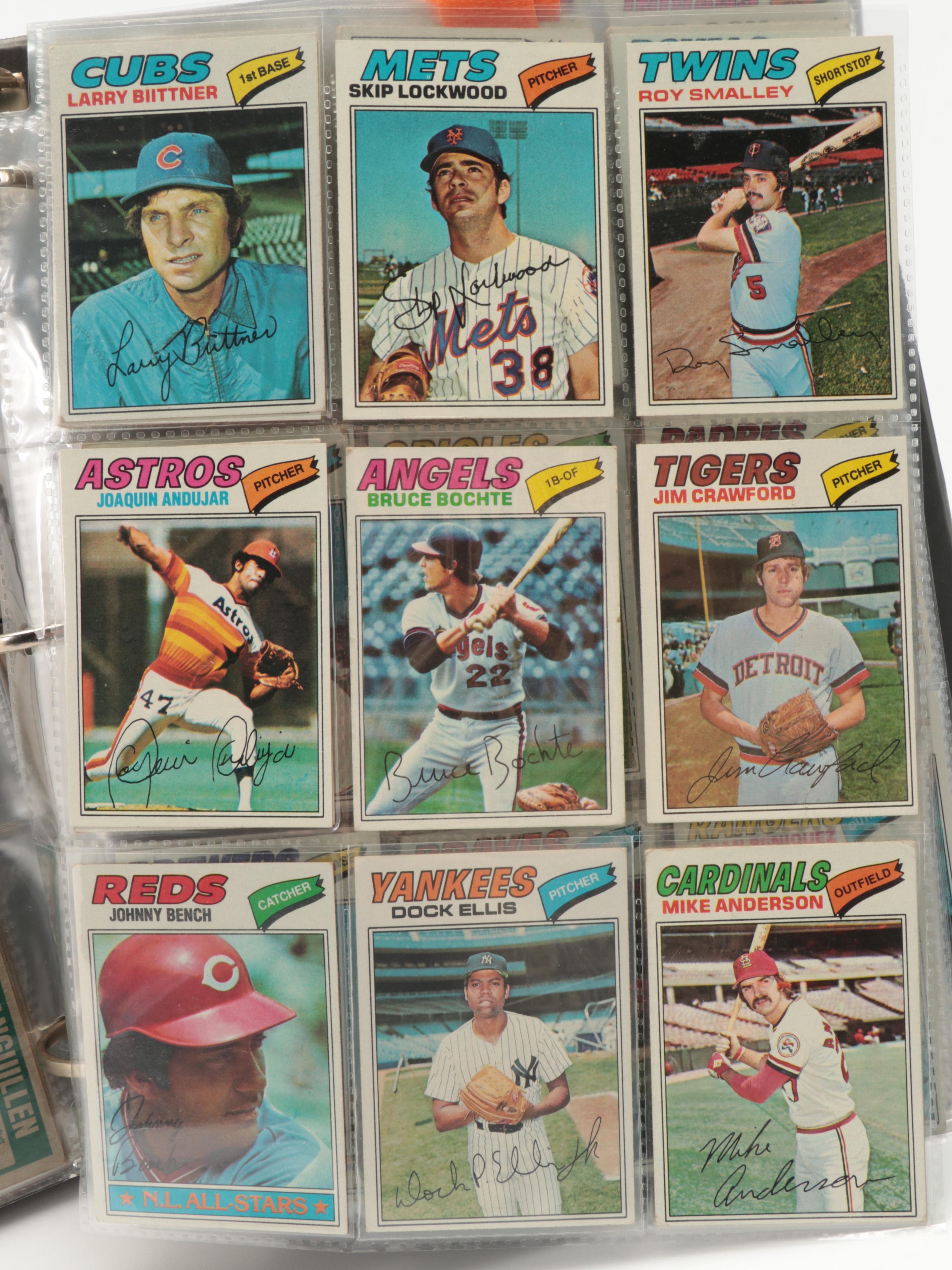1977 Topps Baseball Cards with Johnny Bench, Jim Palmer and More | EBTH