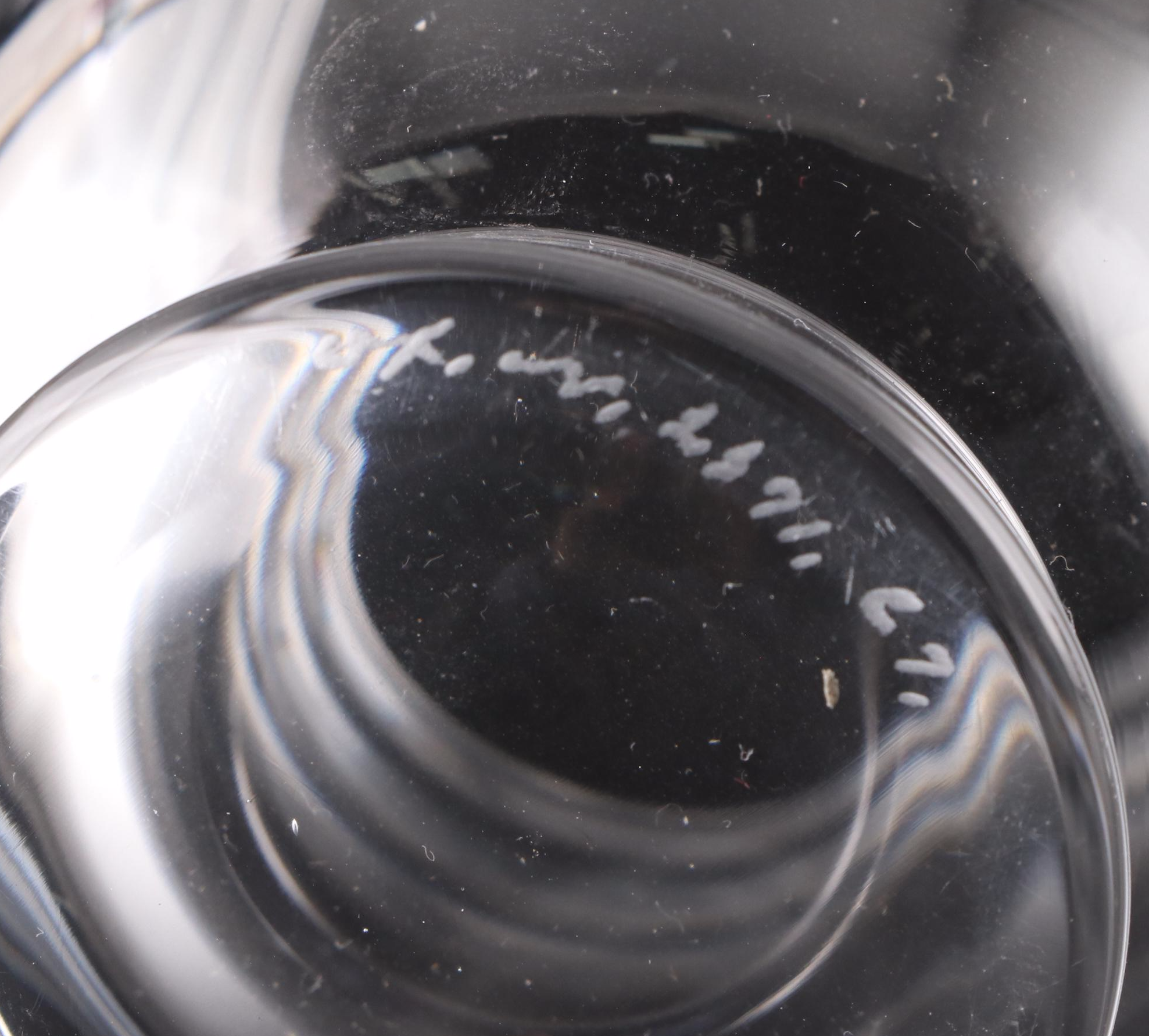 Orrefors Crystal "Love Birds" vase with Waterford Crystal "Carriage ...