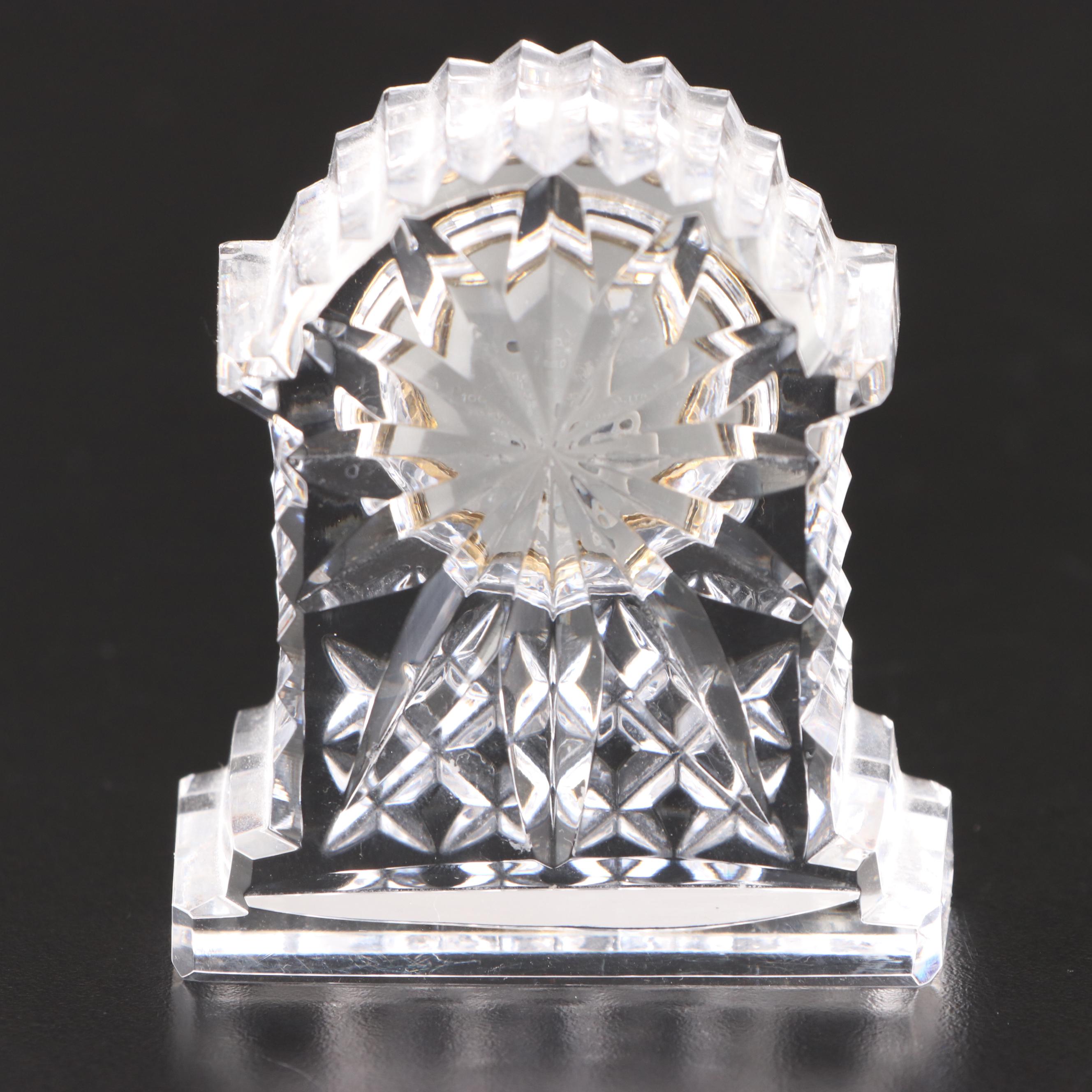 Orrefors Crystal "Love Birds" vase with Waterford Crystal "Carriage ...