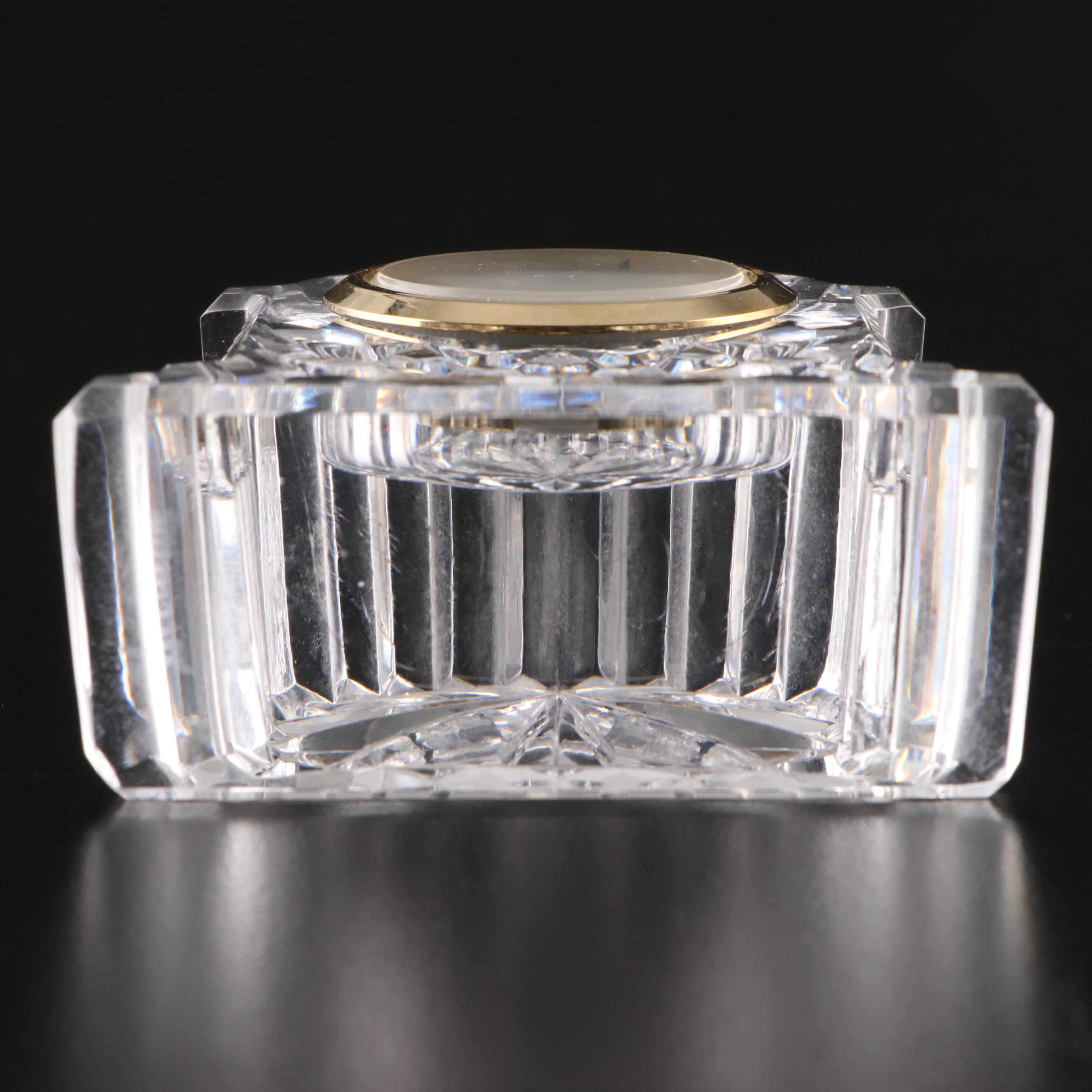 Orrefors Crystal "Love Birds" vase with Waterford Crystal "Carriage ...