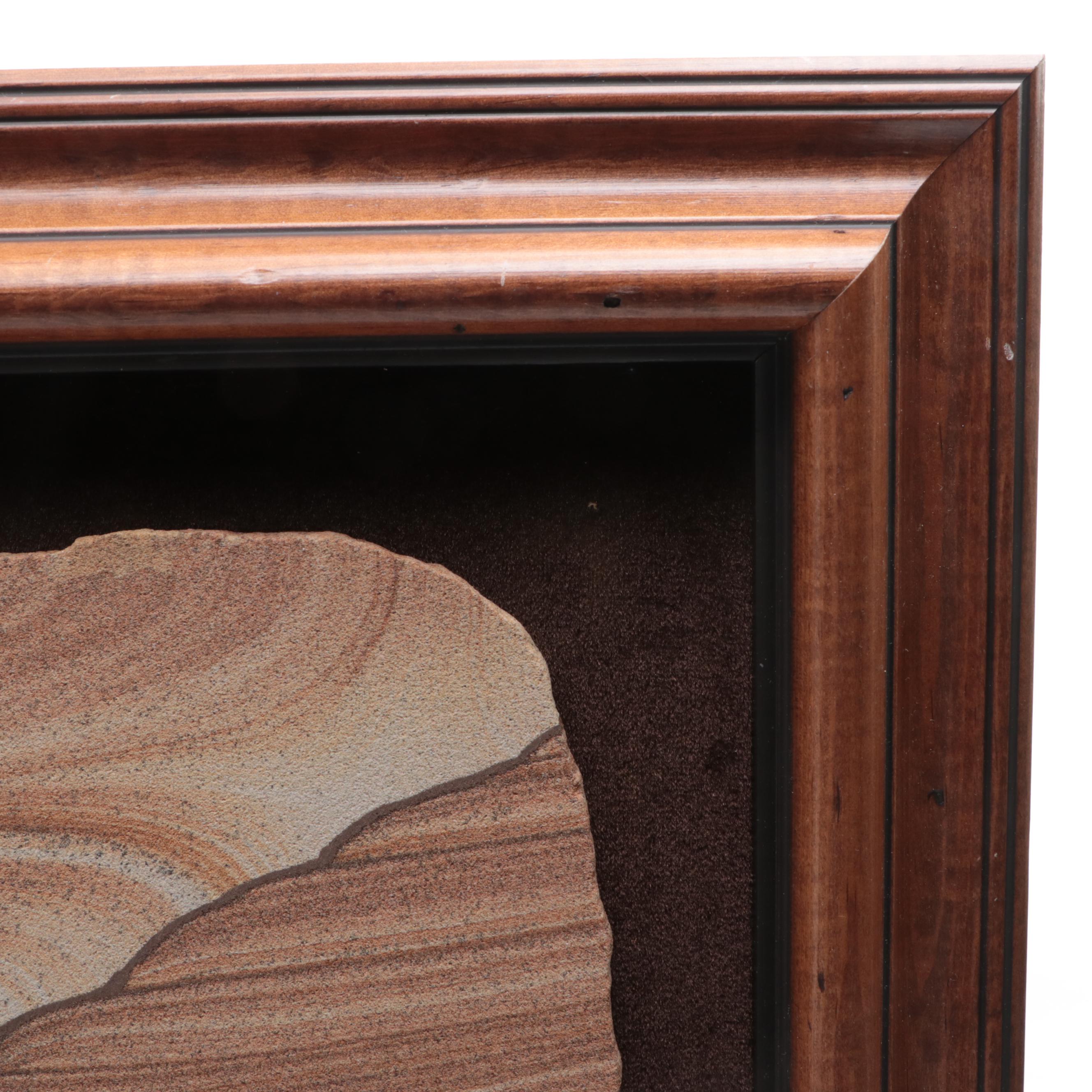 Mounted Kanab Sandstone "Landscape" Specimen | EBTH