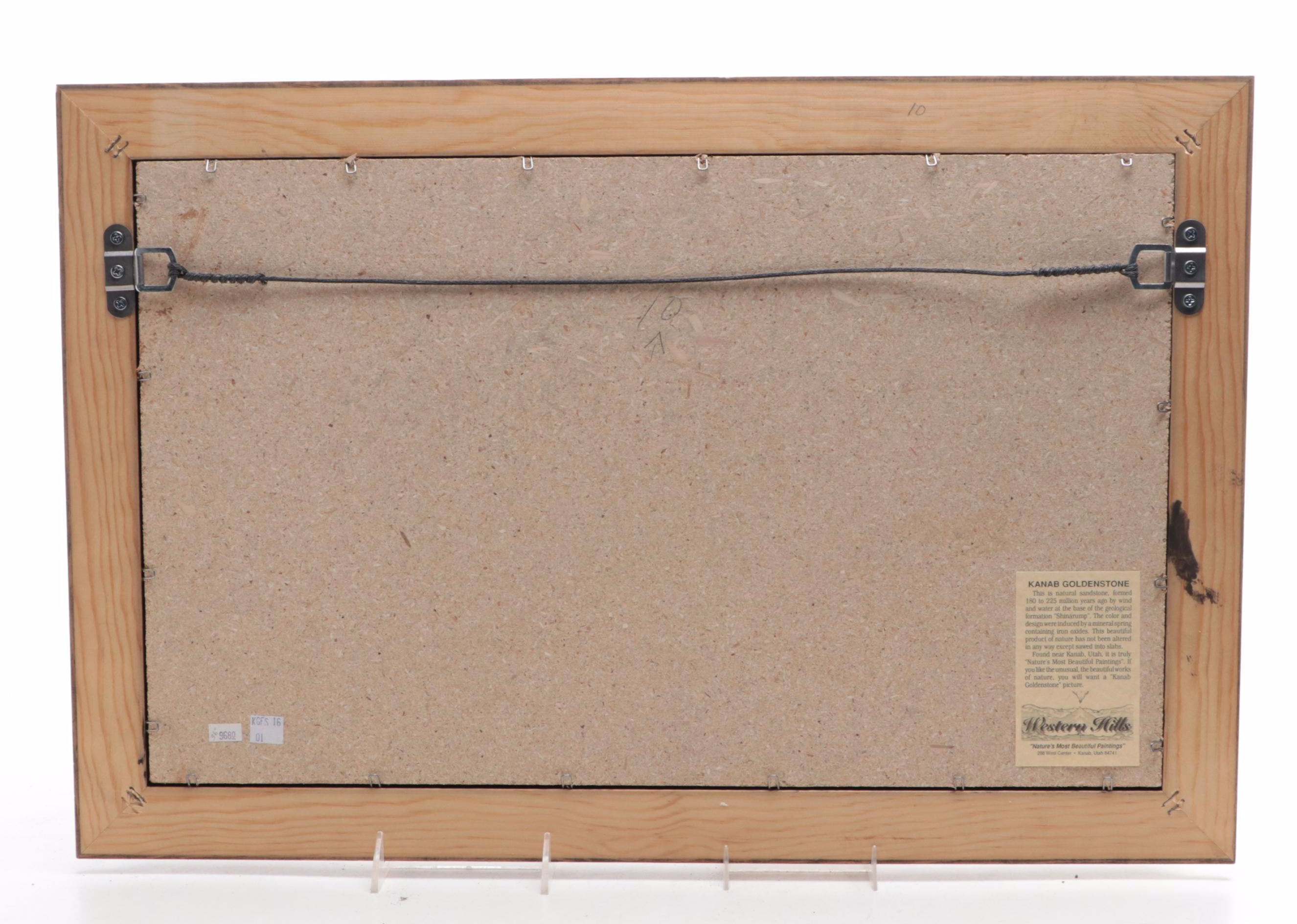 Mounted Kanab Sandstone "Landscape" Specimen | EBTH