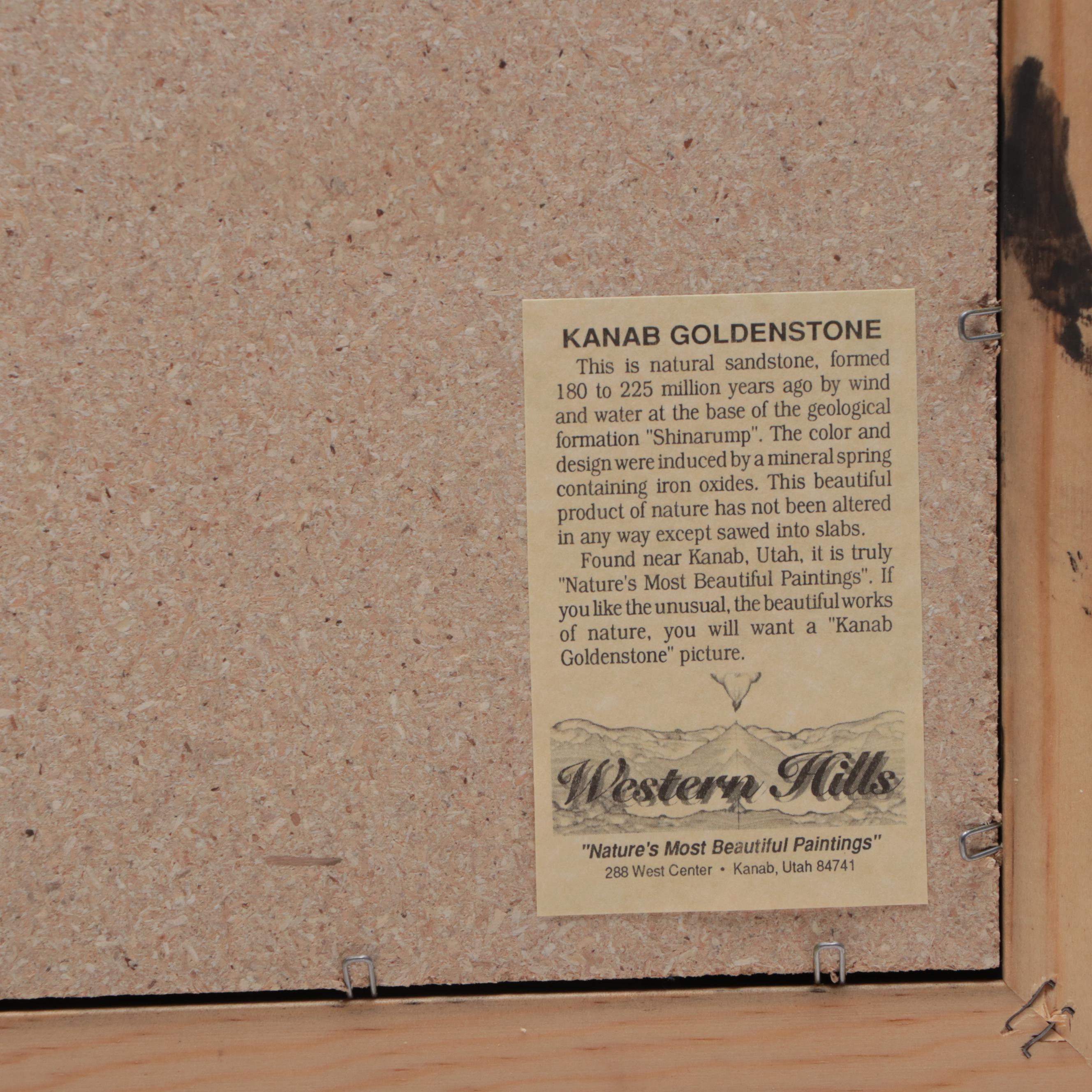 Mounted Kanab Sandstone "Landscape" Specimen | EBTH