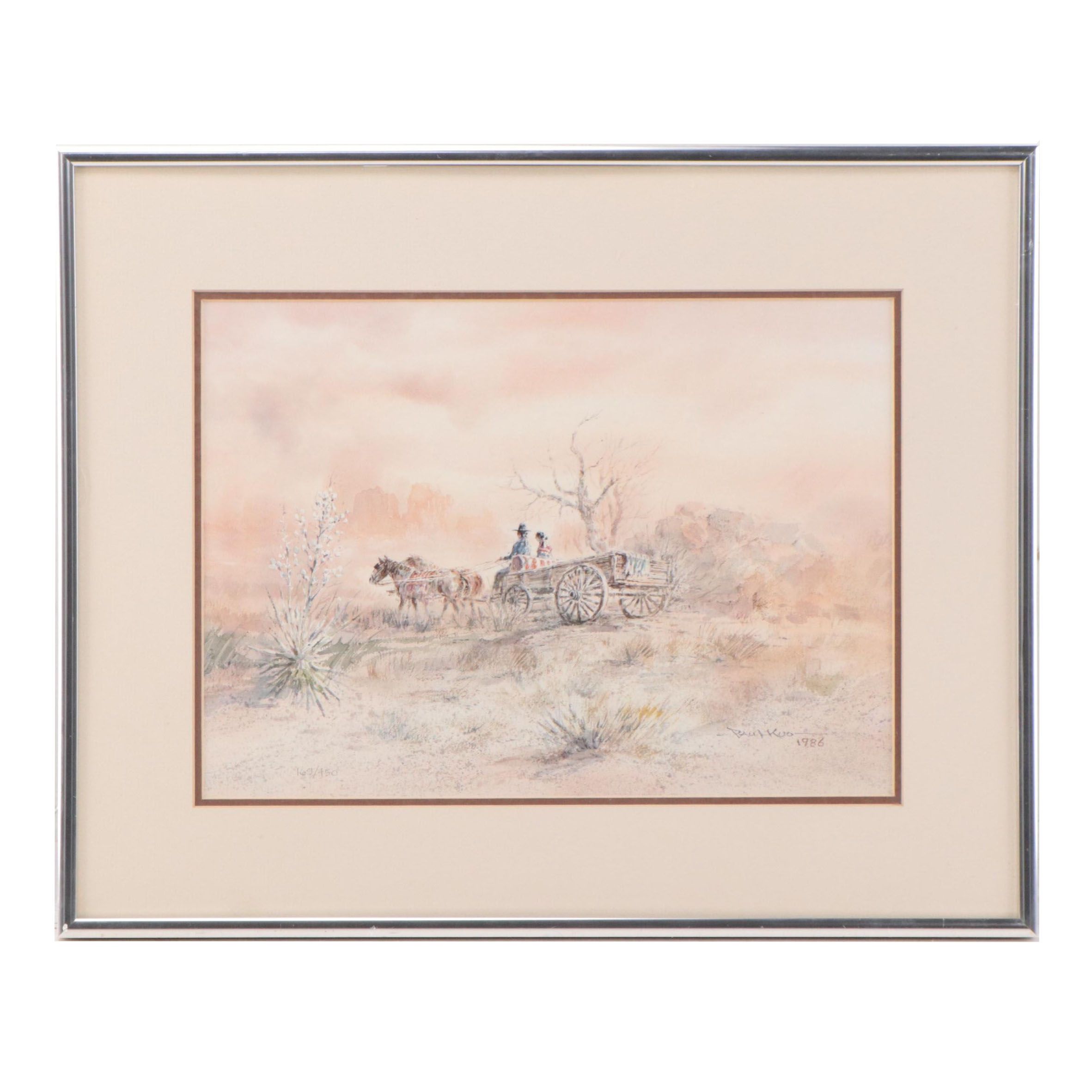Simon Combes Offset Lithographs of African Cats | EBTH