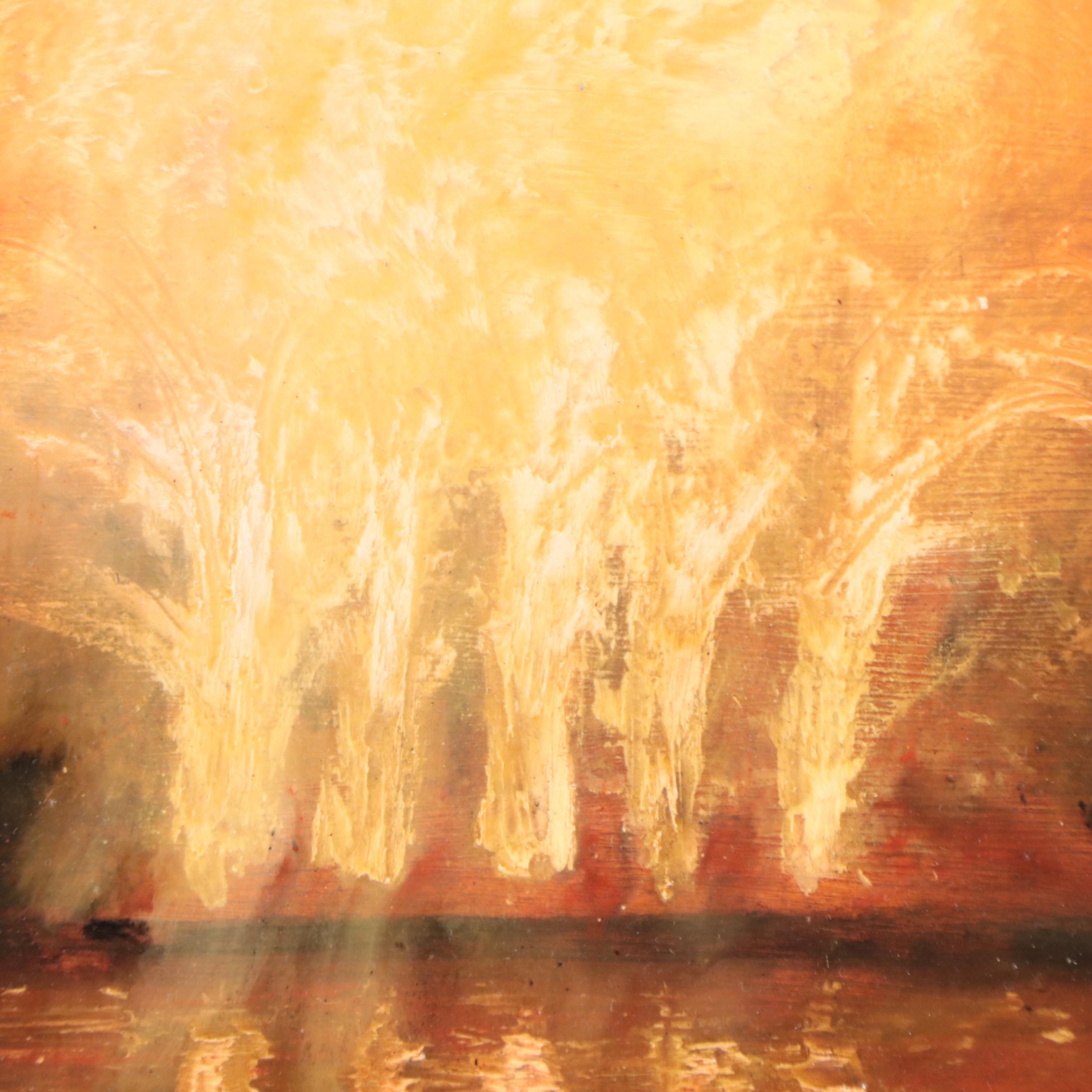 Eric Franke Oil Painting "Grand Finale, Labor Day Fireworks" | EBTH