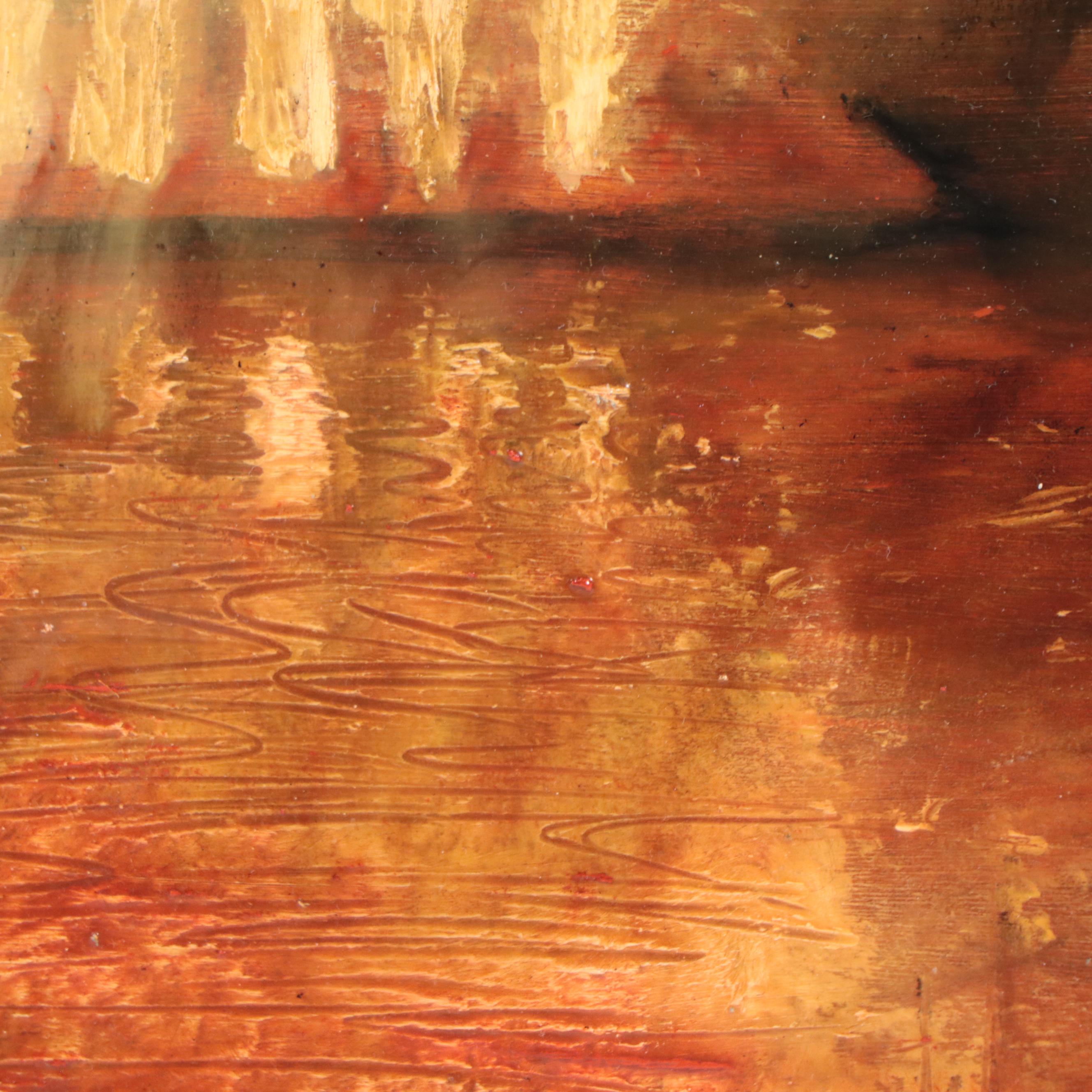 Eric Franke Oil Painting "Grand Finale, Labor Day Fireworks" | EBTH