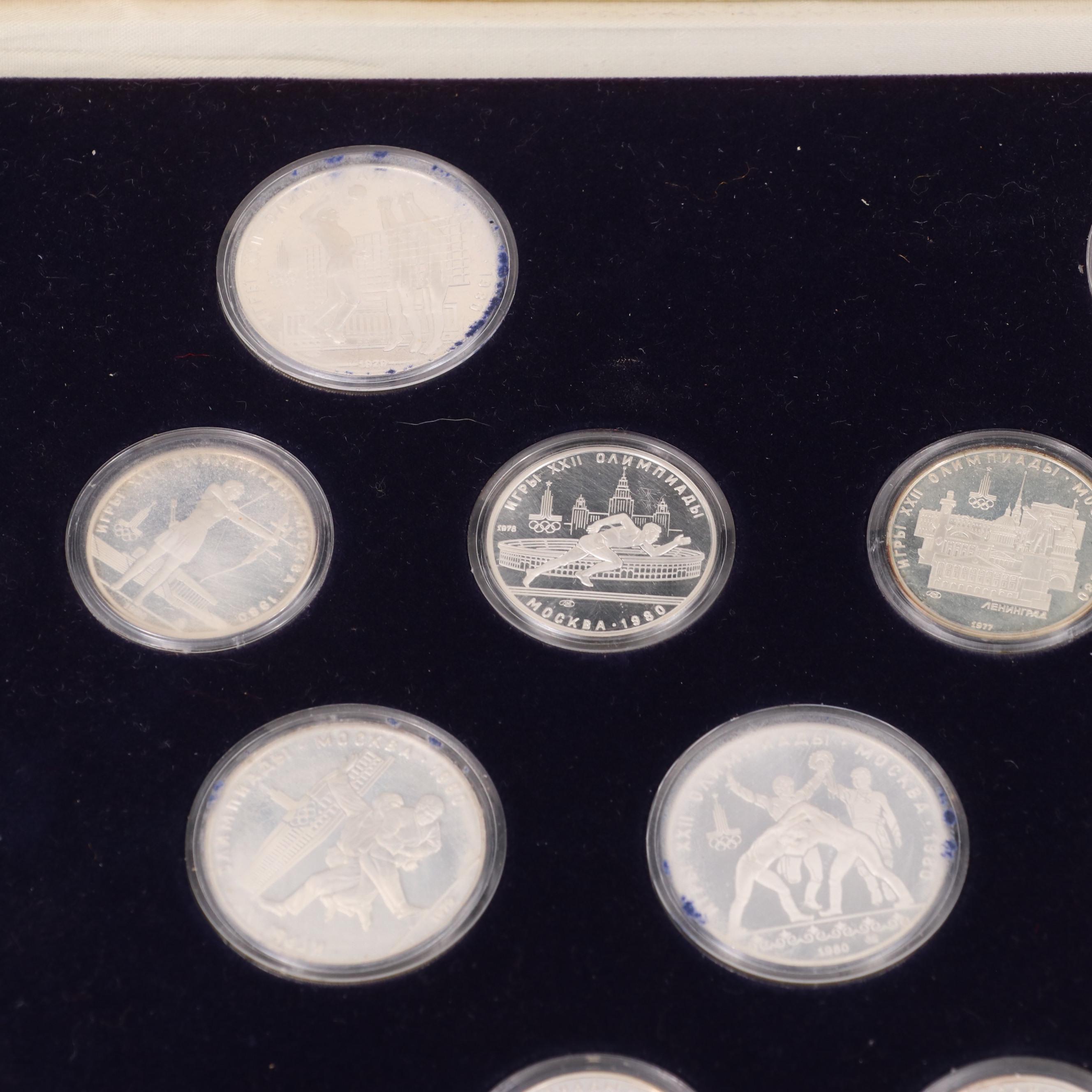 1980 Moscow Olympics Eleven-Coin Silver Commemorative Set | EBTH