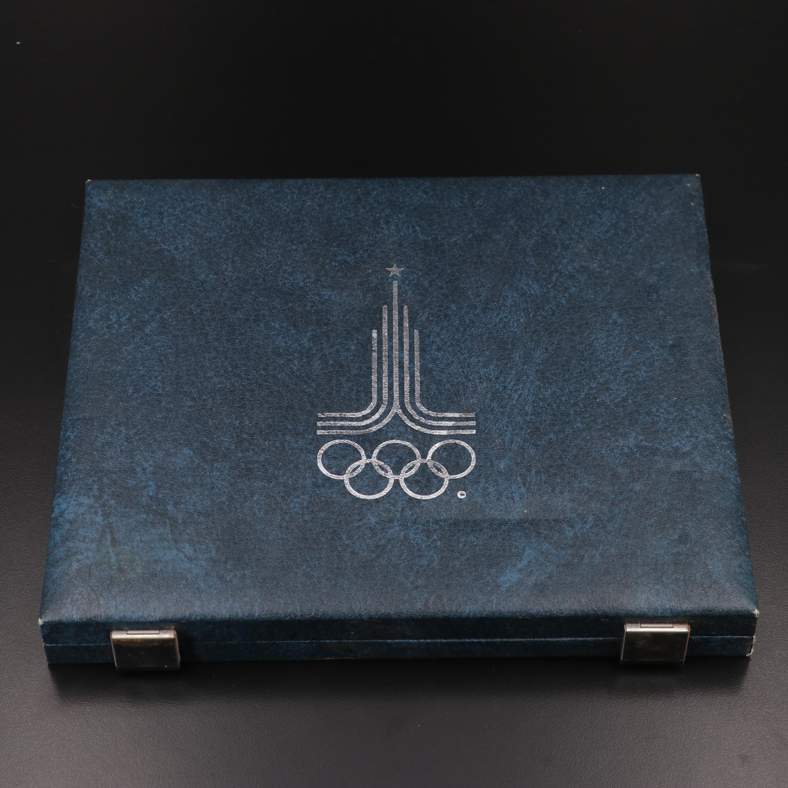 1980 Moscow Olympics Eleven-Coin Silver Commemorative Set | EBTH