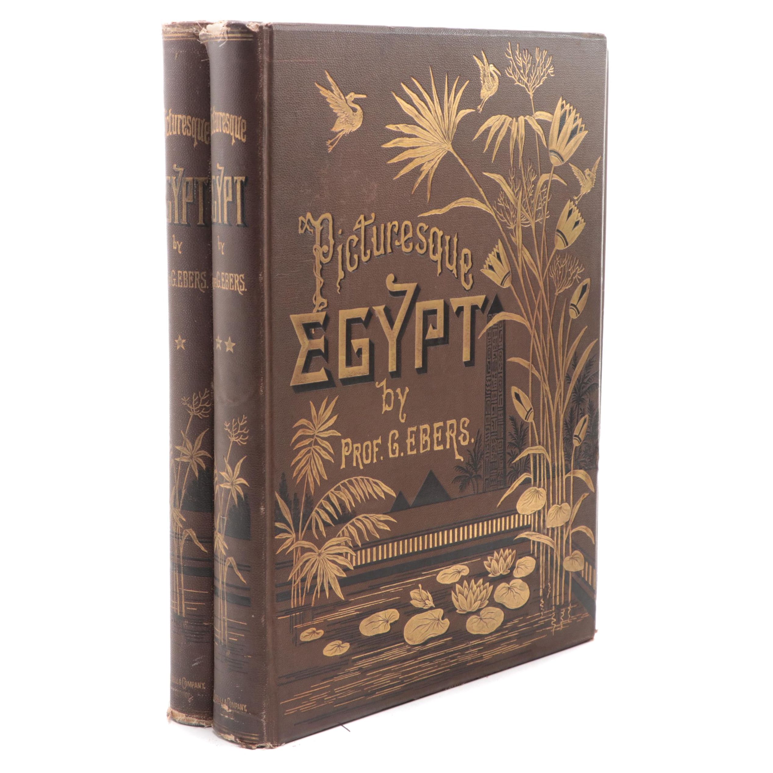 "Egypt: Descriptive, Historical, and Picturesque" Two-Volume Set by ...
