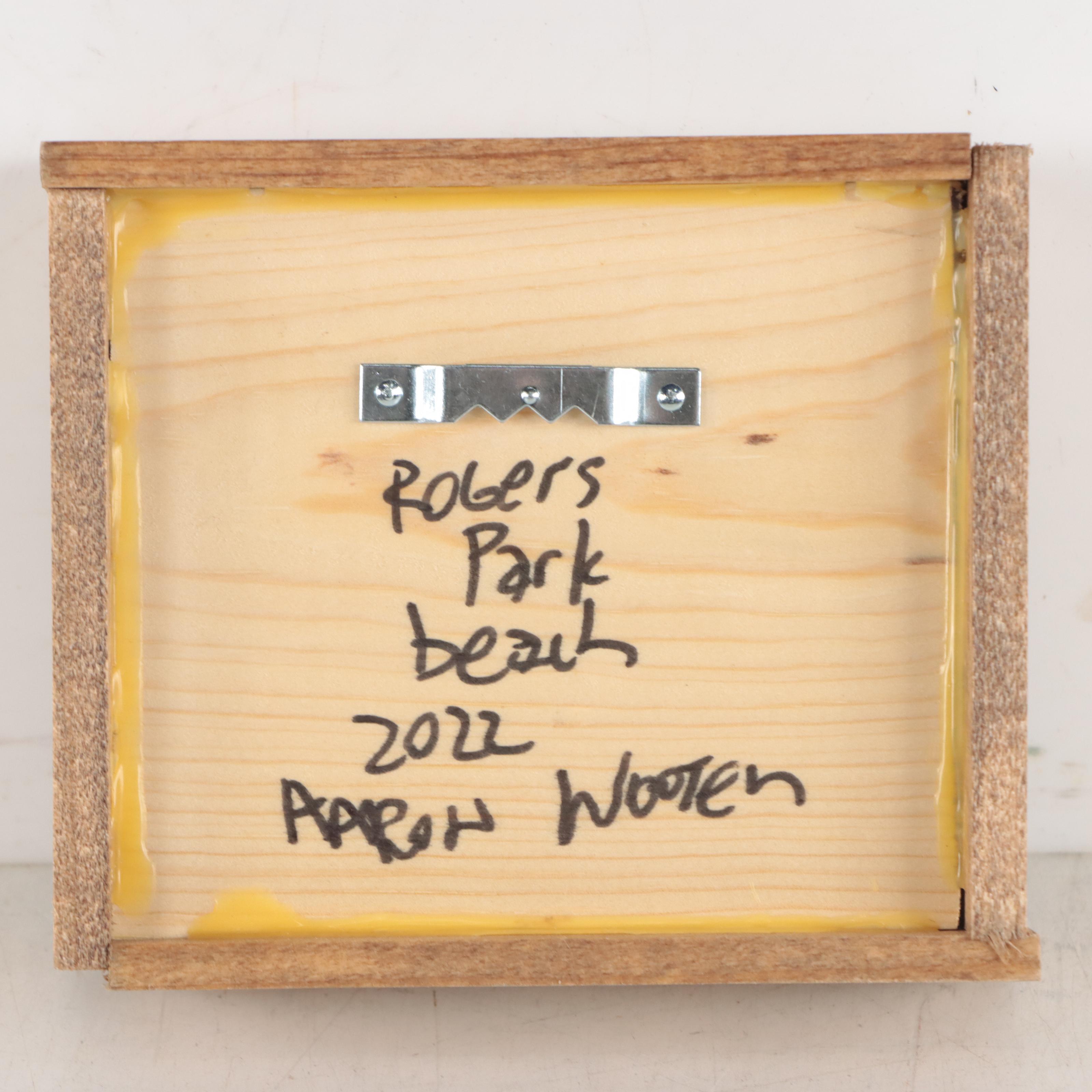 Aaron Wooten Acrylic Painting "Rogers Park Beach," 2022 | EBTH