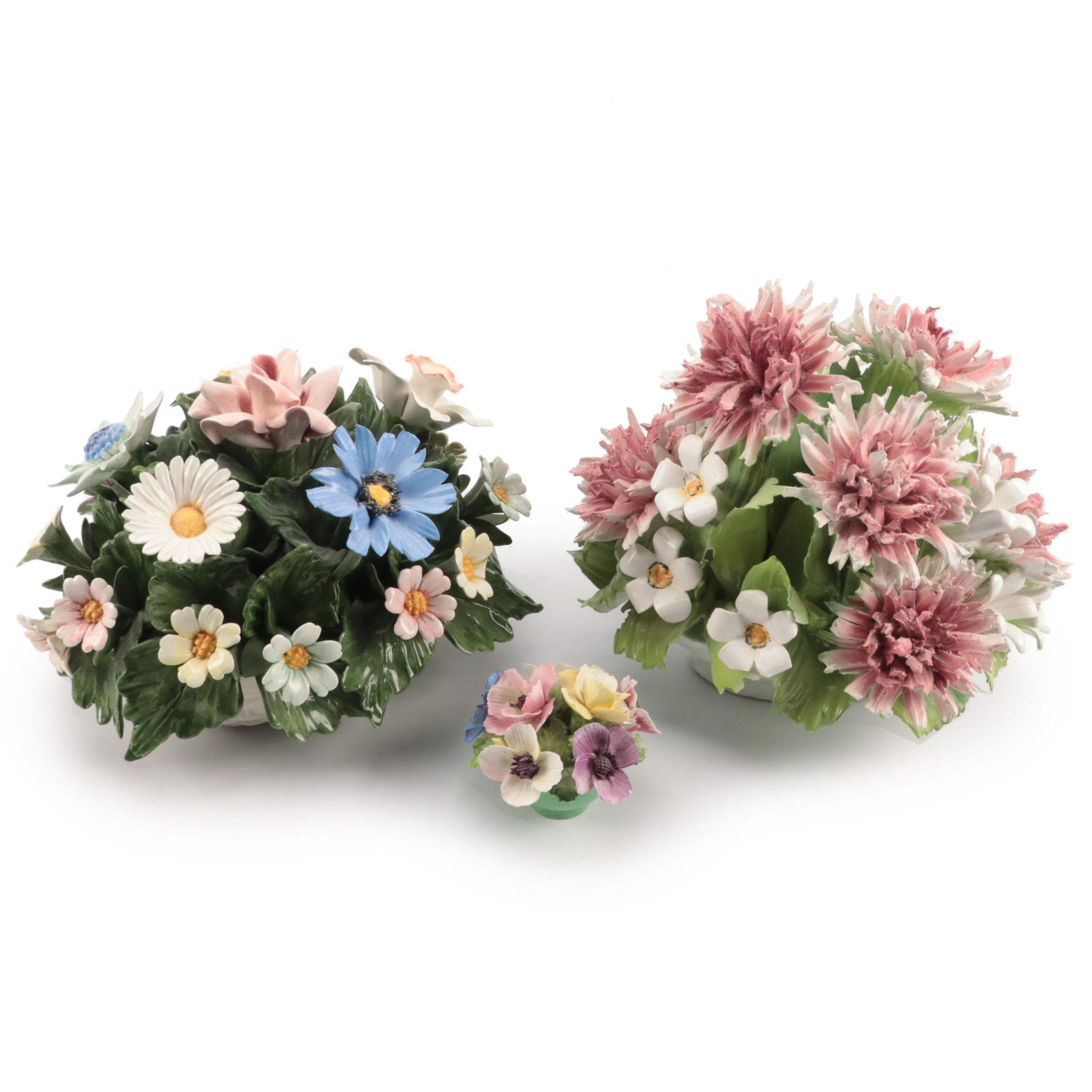 Italian and English Ceramic Flower Arrangements | EBTH