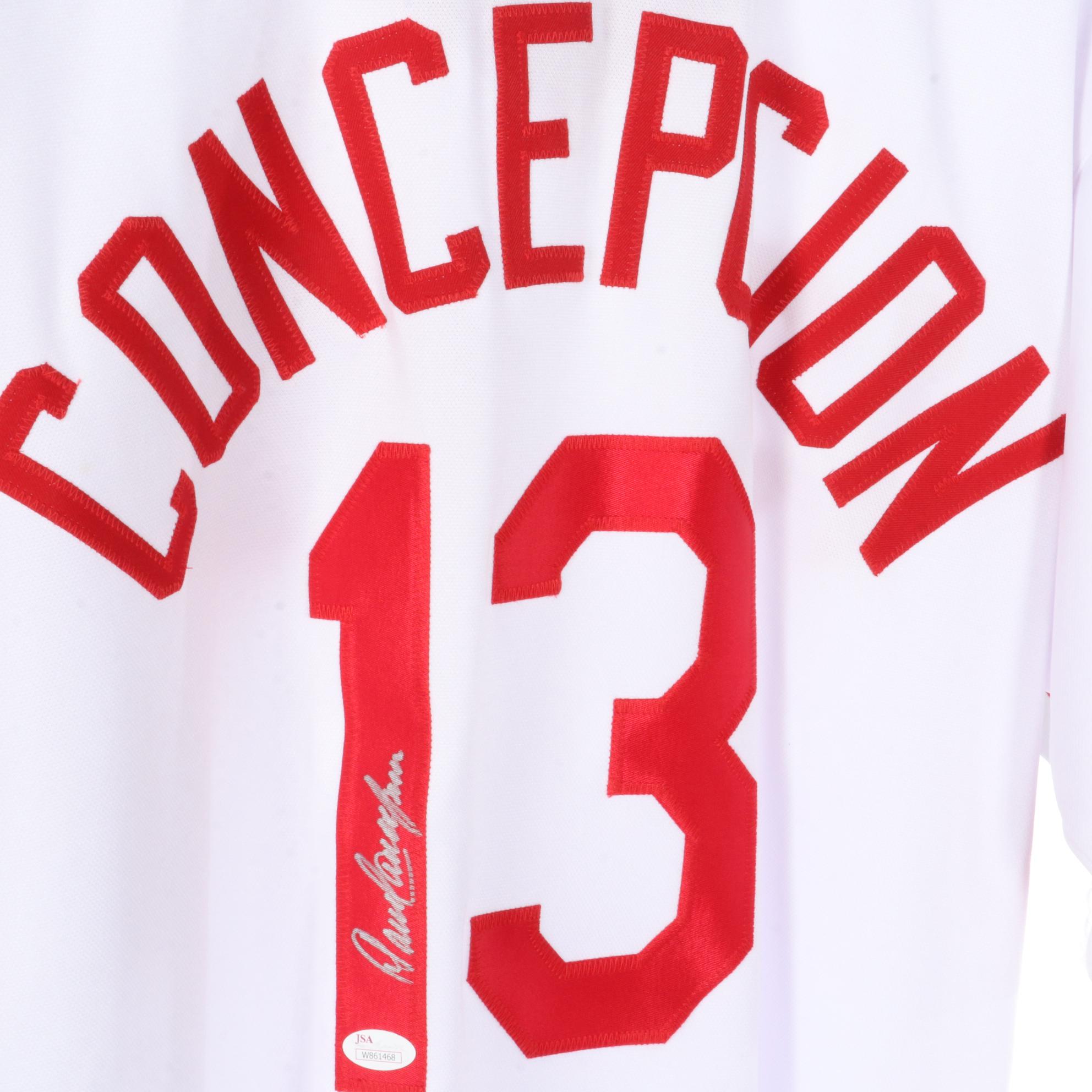 Cincinnati Reds "The Great Eight" Signed Stitched Jerseys, Pete Rose ...