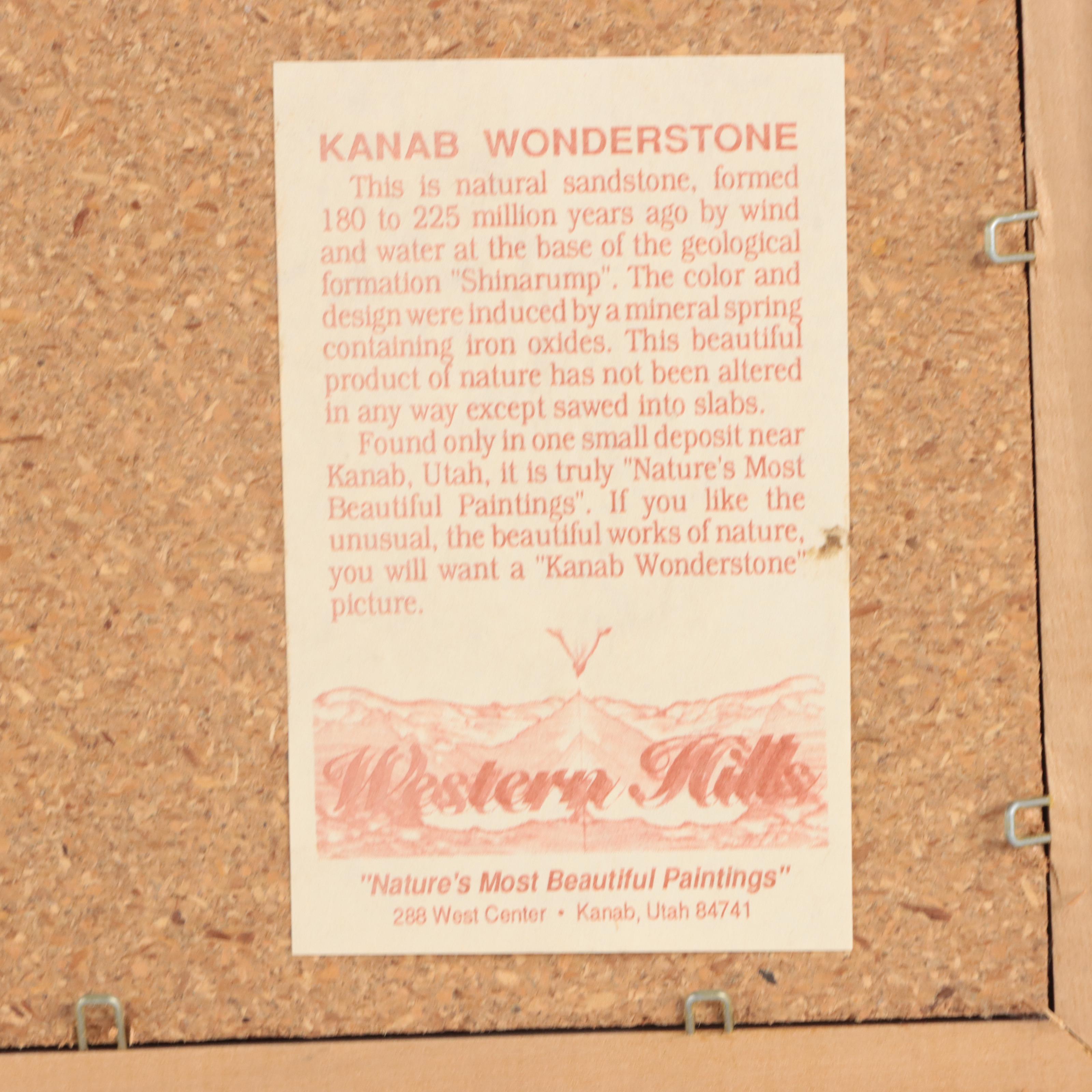 Mounted Kanab Sandstone "Landscape" Specimen | EBTH