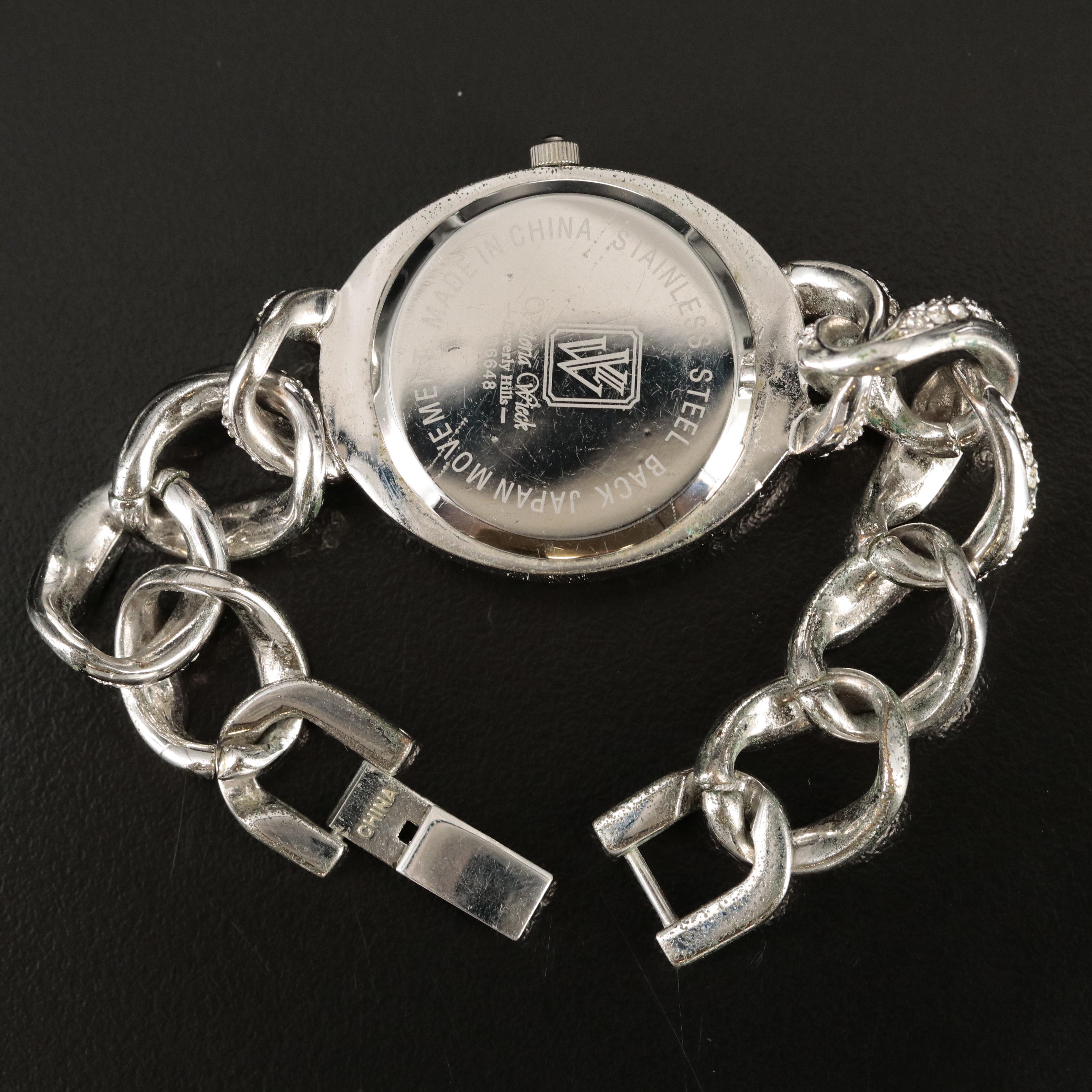 Victoria Wieck Silver-Tone Quartz Wristwatch | EBTH