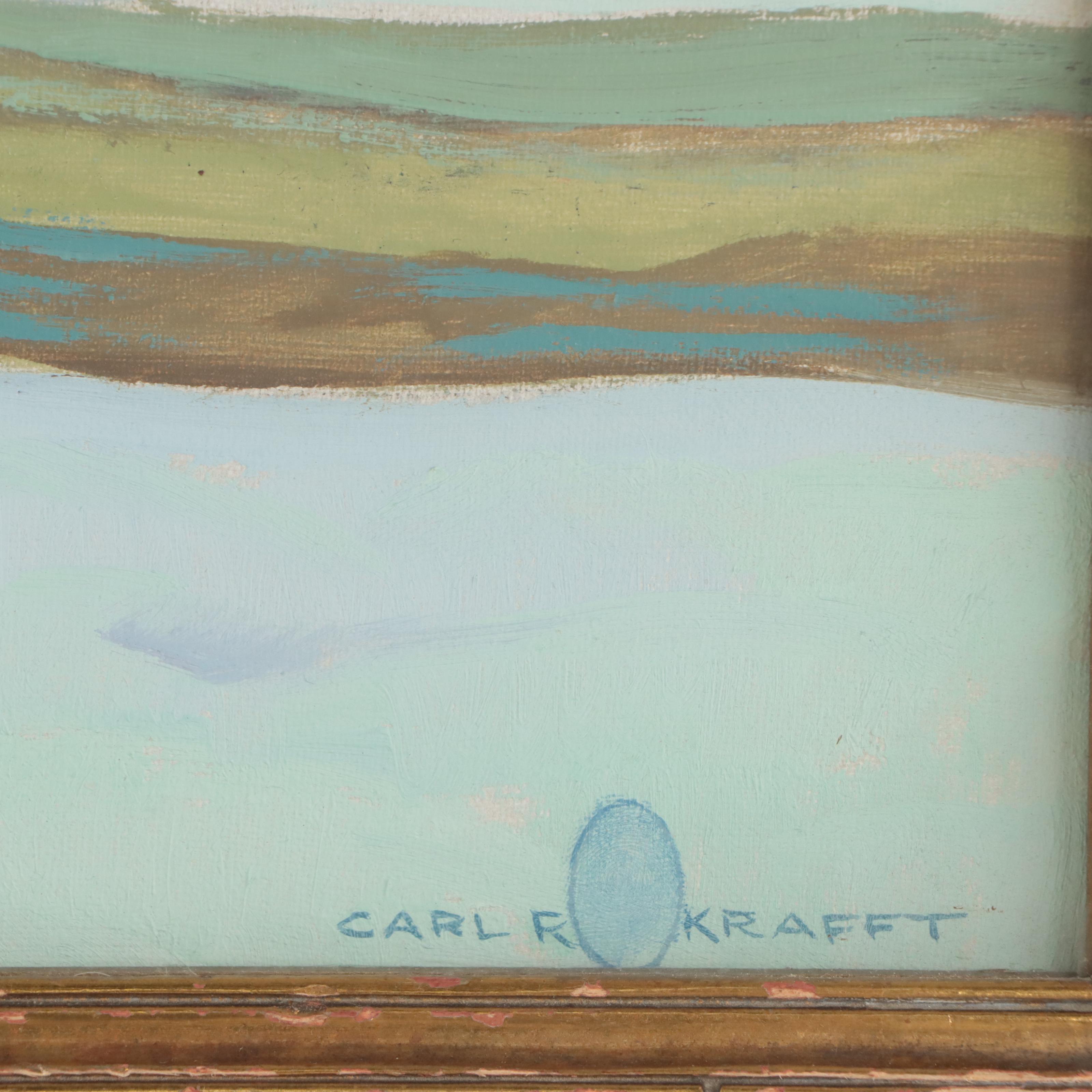 Carl Rudolph Krafft Oil Painting "Snow Symphony," | EBTH