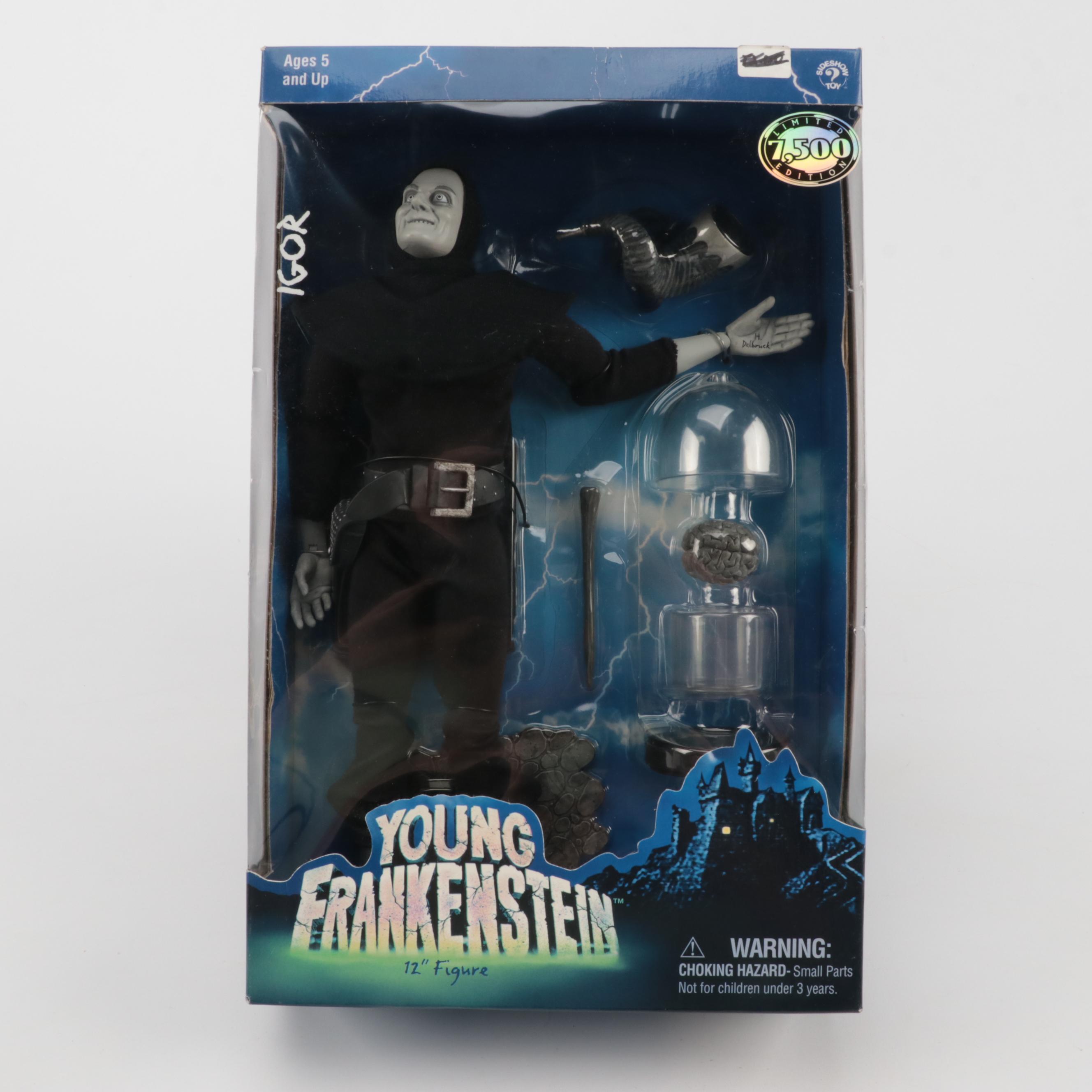Sideshow Toy Young Frankenstein Igor, Frederick and The Monster Action ...