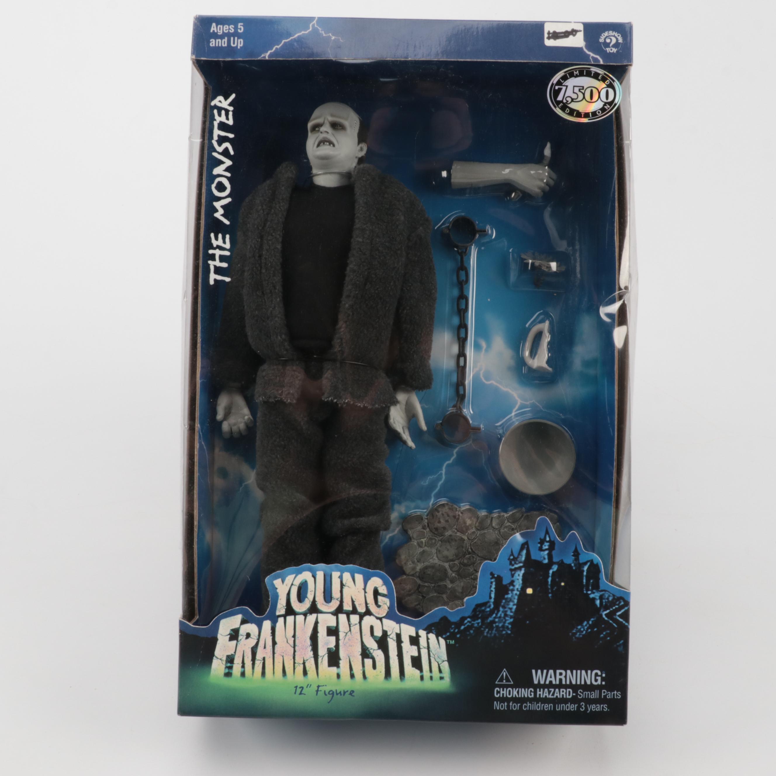 Sideshow Toy Young Frankenstein Igor, Frederick and The Monster Action ...