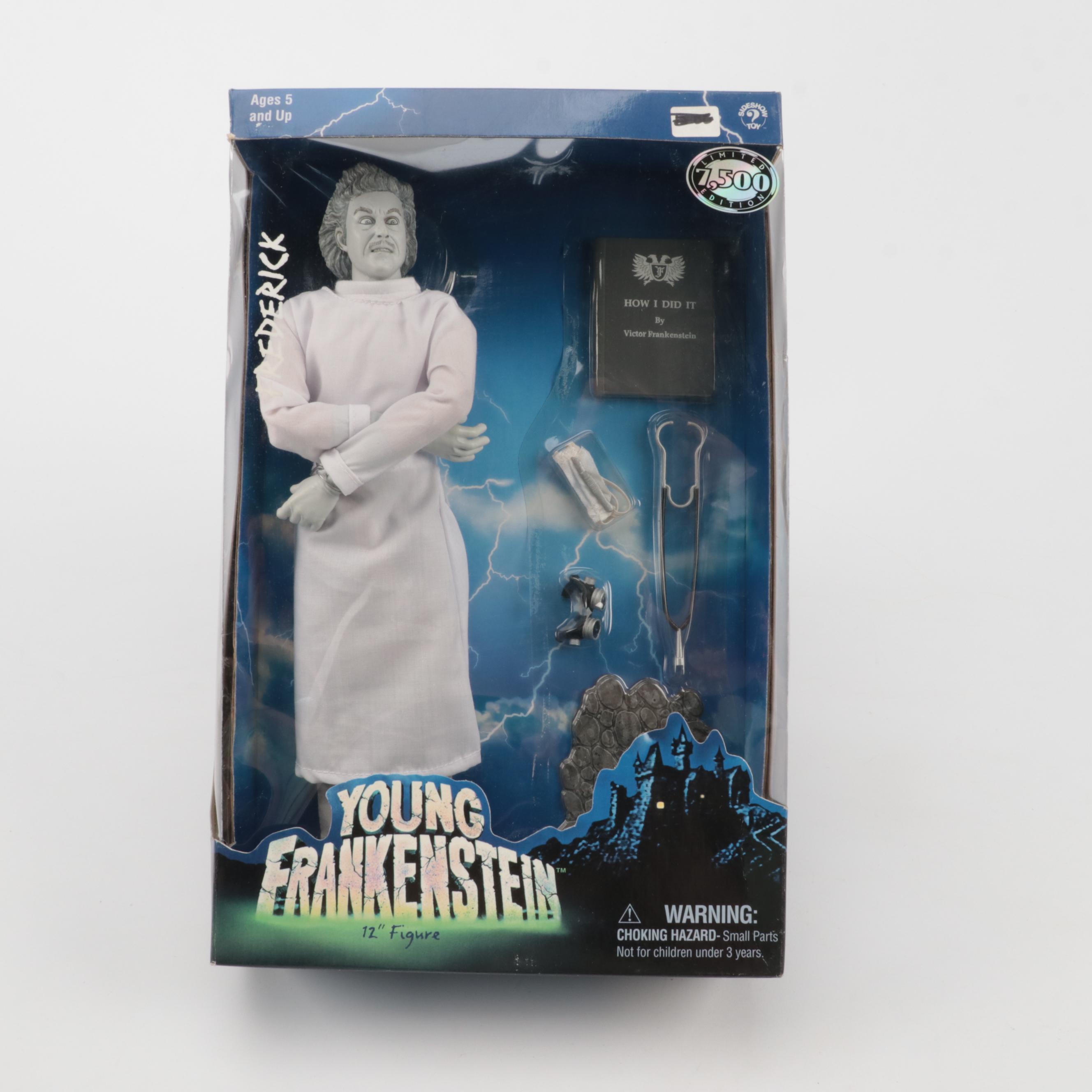 Sideshow Toy Young Frankenstein Igor, Frederick and The Monster Action ...