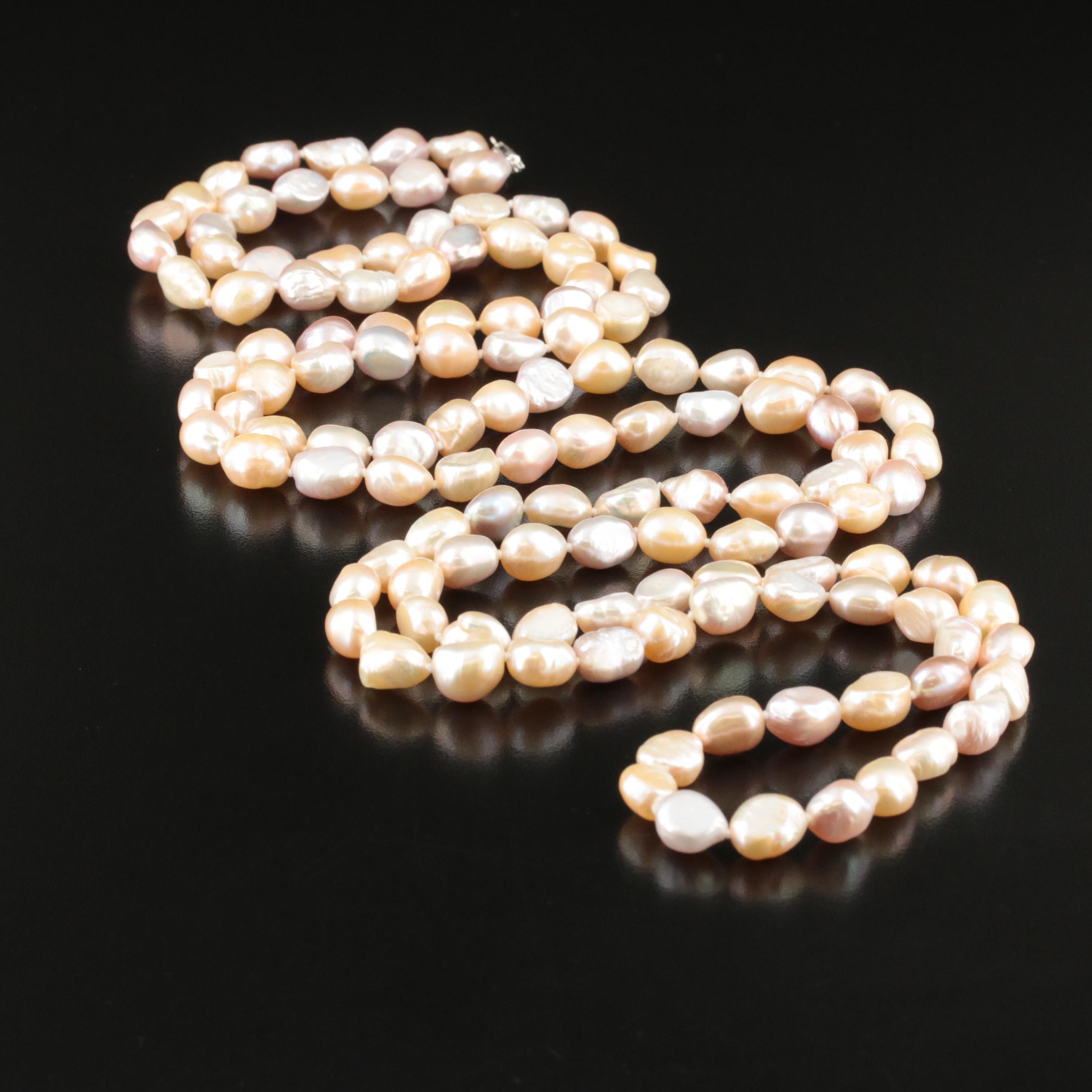 Pearl Necklace with Sterling Clasp | EBTH